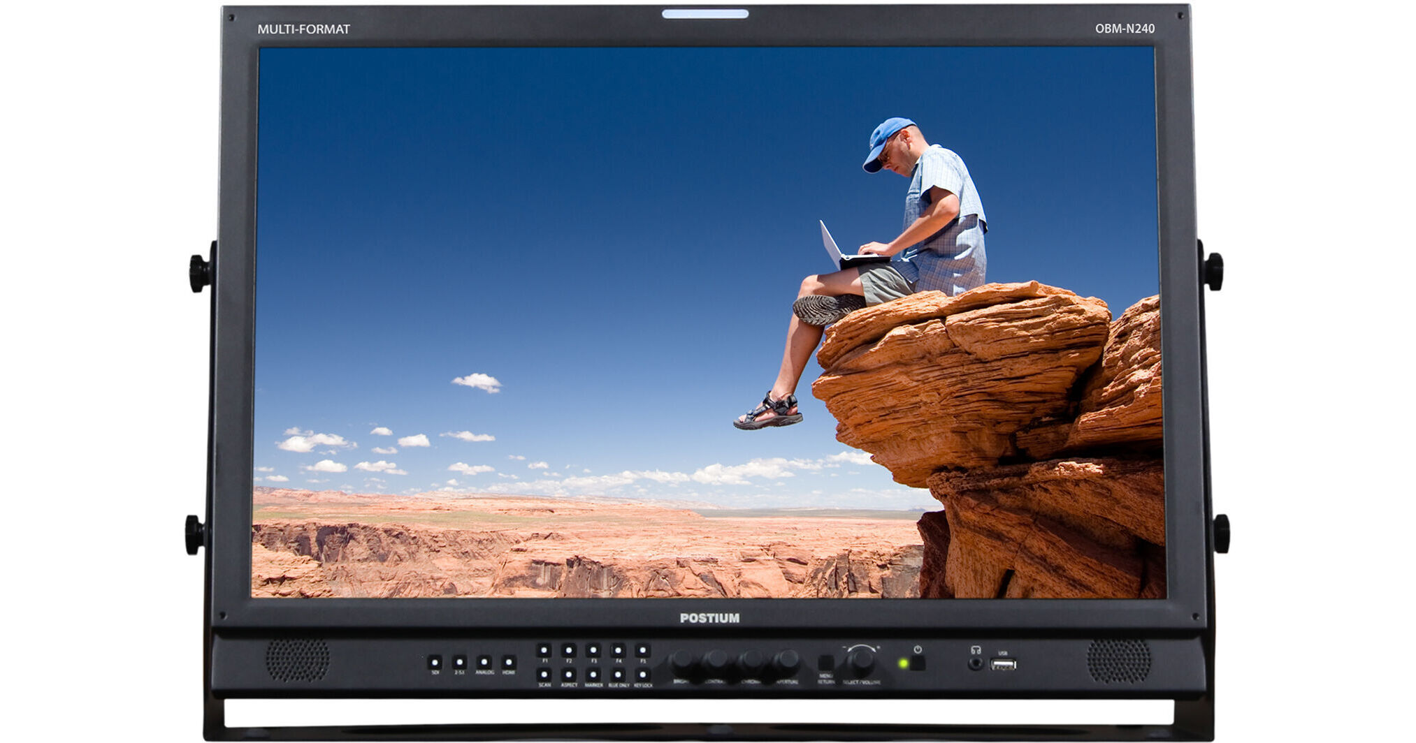 Postium Korea OBM-N240 24" LCD Monitor with 3G-SDI OBM-N240 B&H