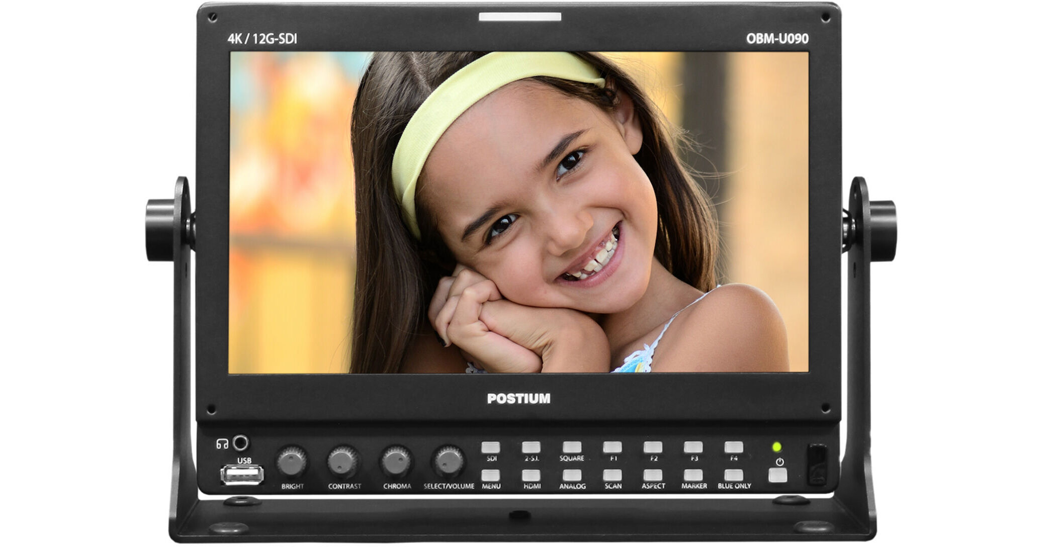 Postium Korea OBM-U090 9" HDR 4K 12G-SDI LCD Monitor OBM-U090