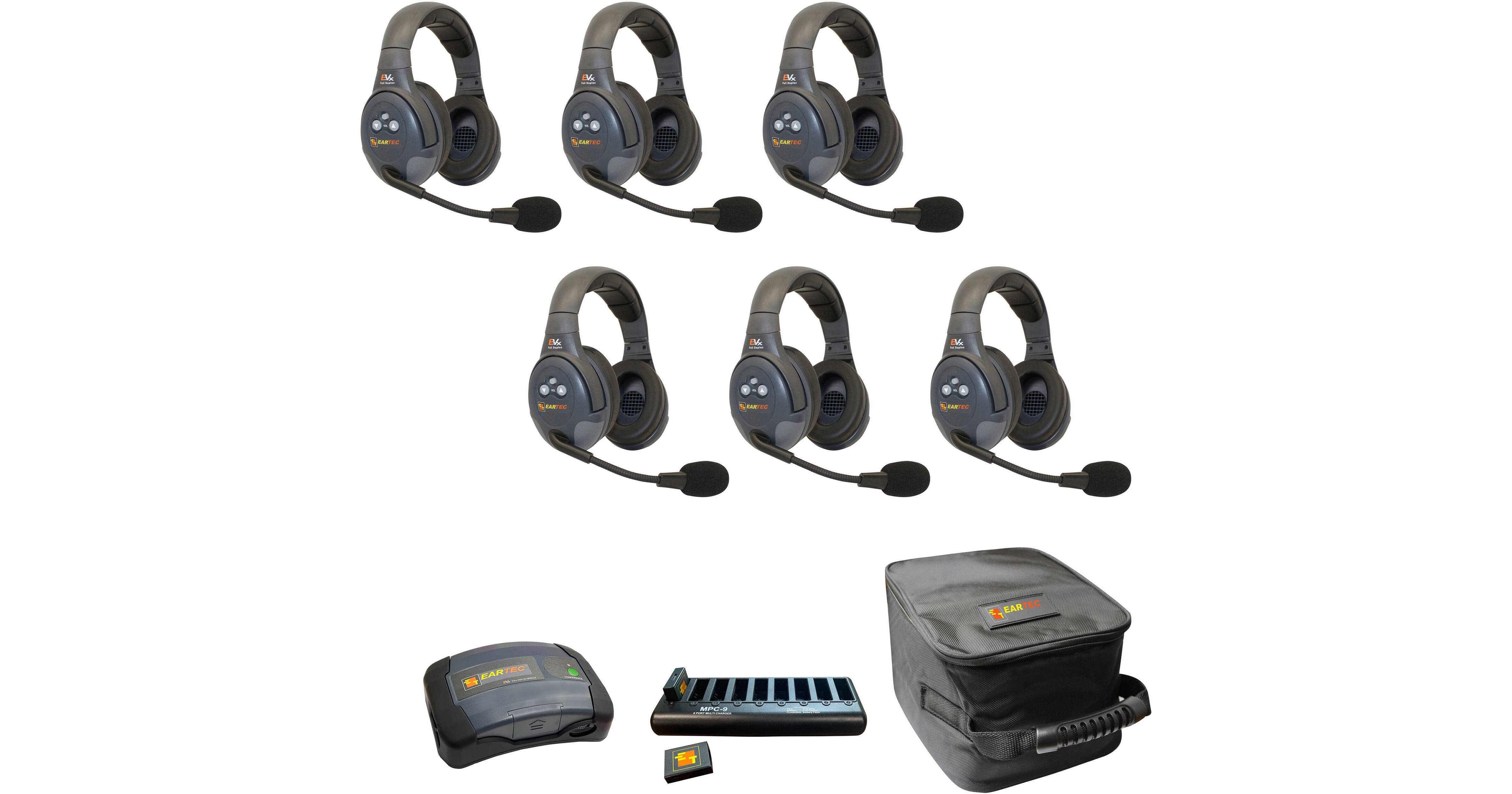 Eartec EVADE EVX6D-CM Dual-Channel Light-Industrial EVX6D-CM B&H