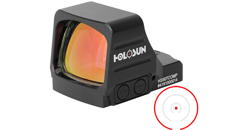 Holosun HE507COMP-GR Open Reflex Sight with Competiti HS507COMP