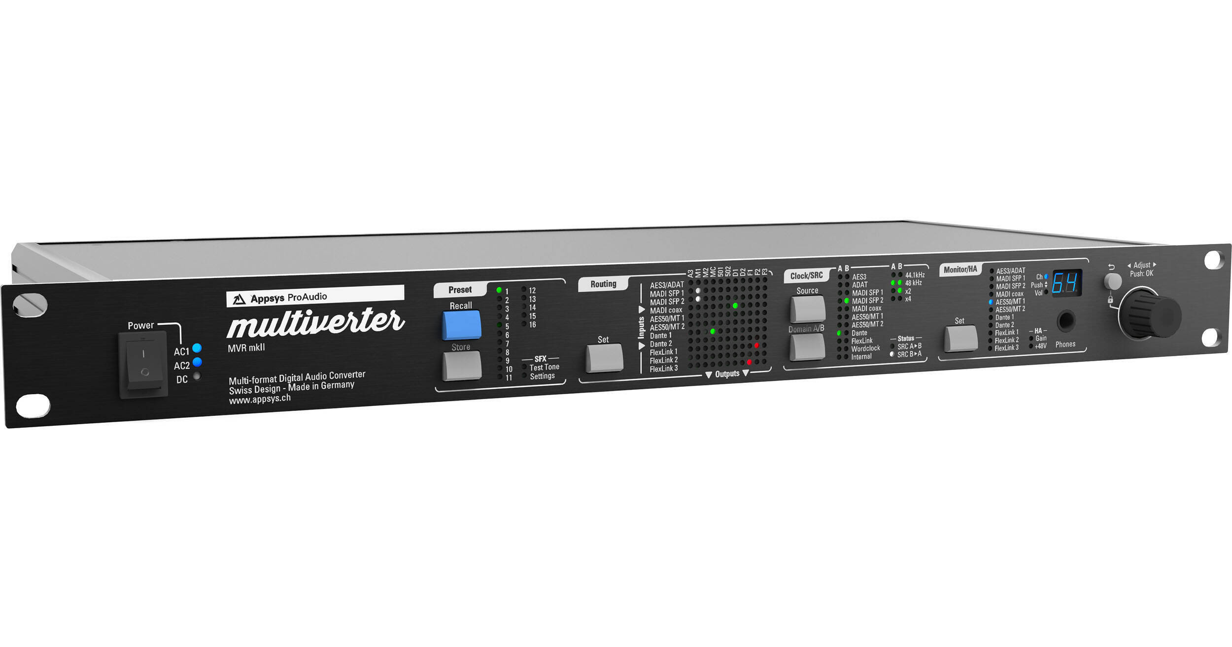 Appsys ProAudio MVR-mkII Multiverter MVR-64 MKII B&H Photo Video