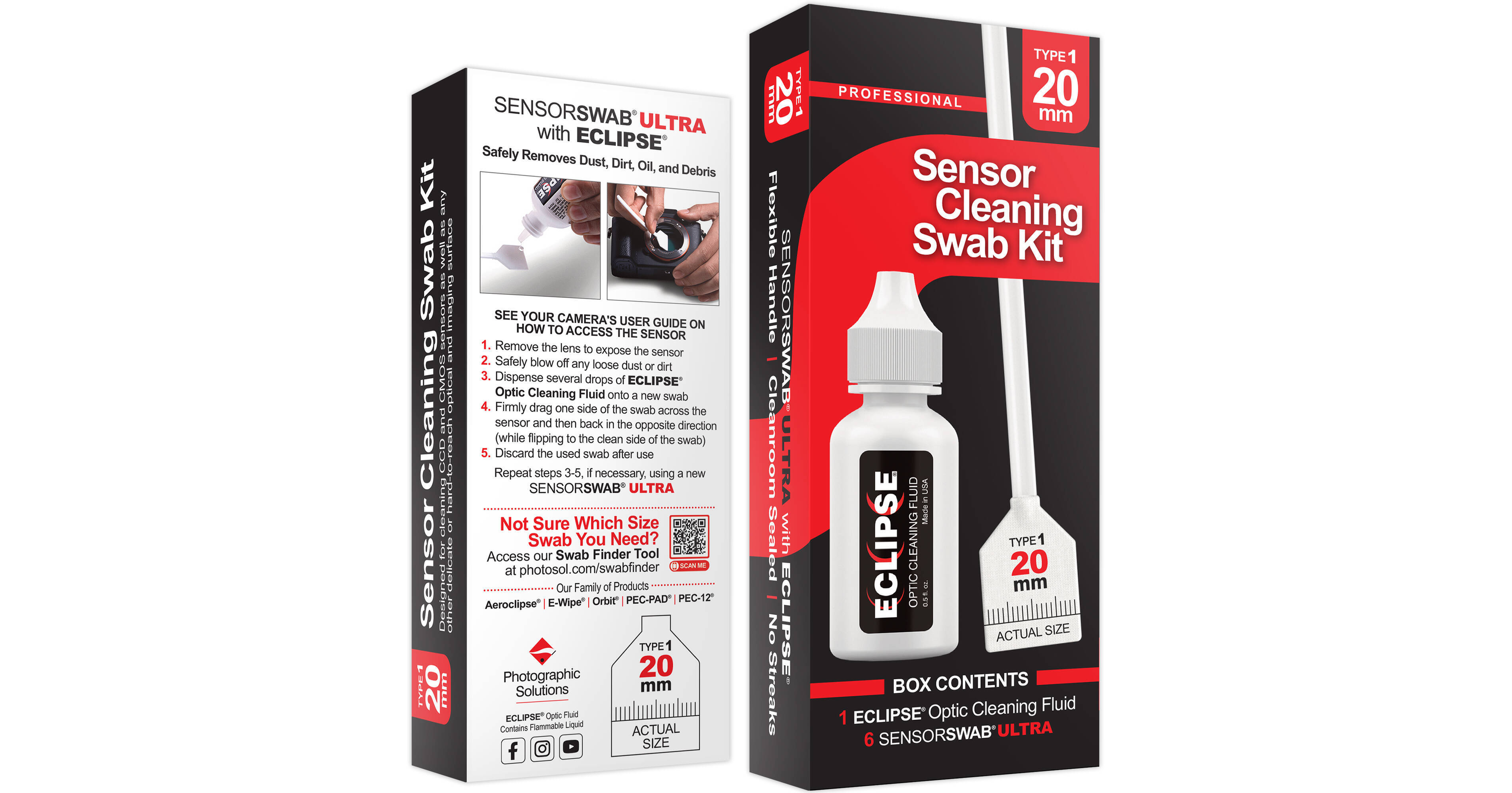 Photographic Solutions Sensor Cleaning Swab Kit KE-US1 B&H Photo