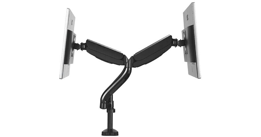 Uncaged Ergonomics Dual Monitor Arm Stand MM2-B B&H Photo Video