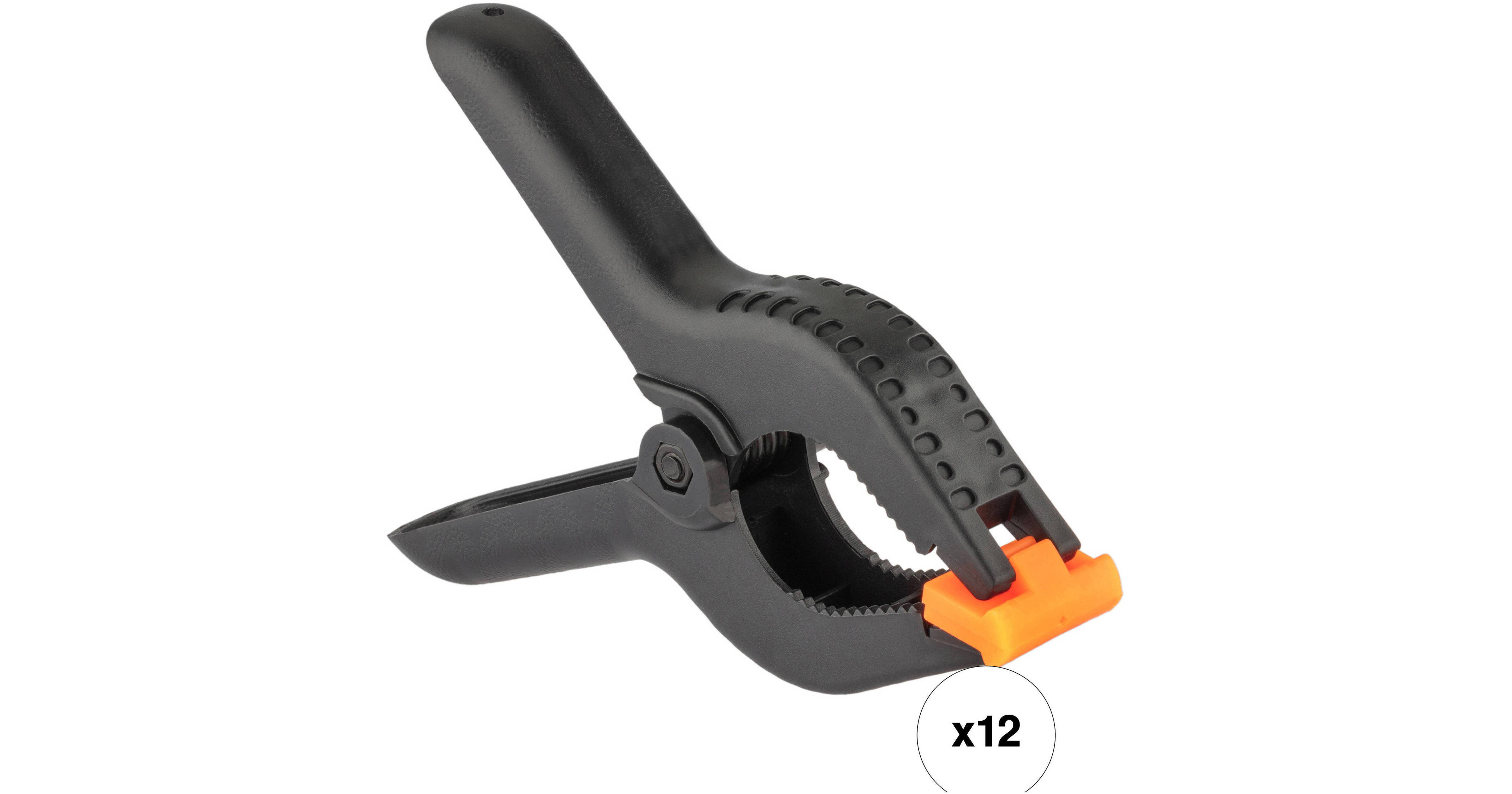 Impact ABS 6" Large Spring Clamp Kit (12-Pack) B&H Photo Video