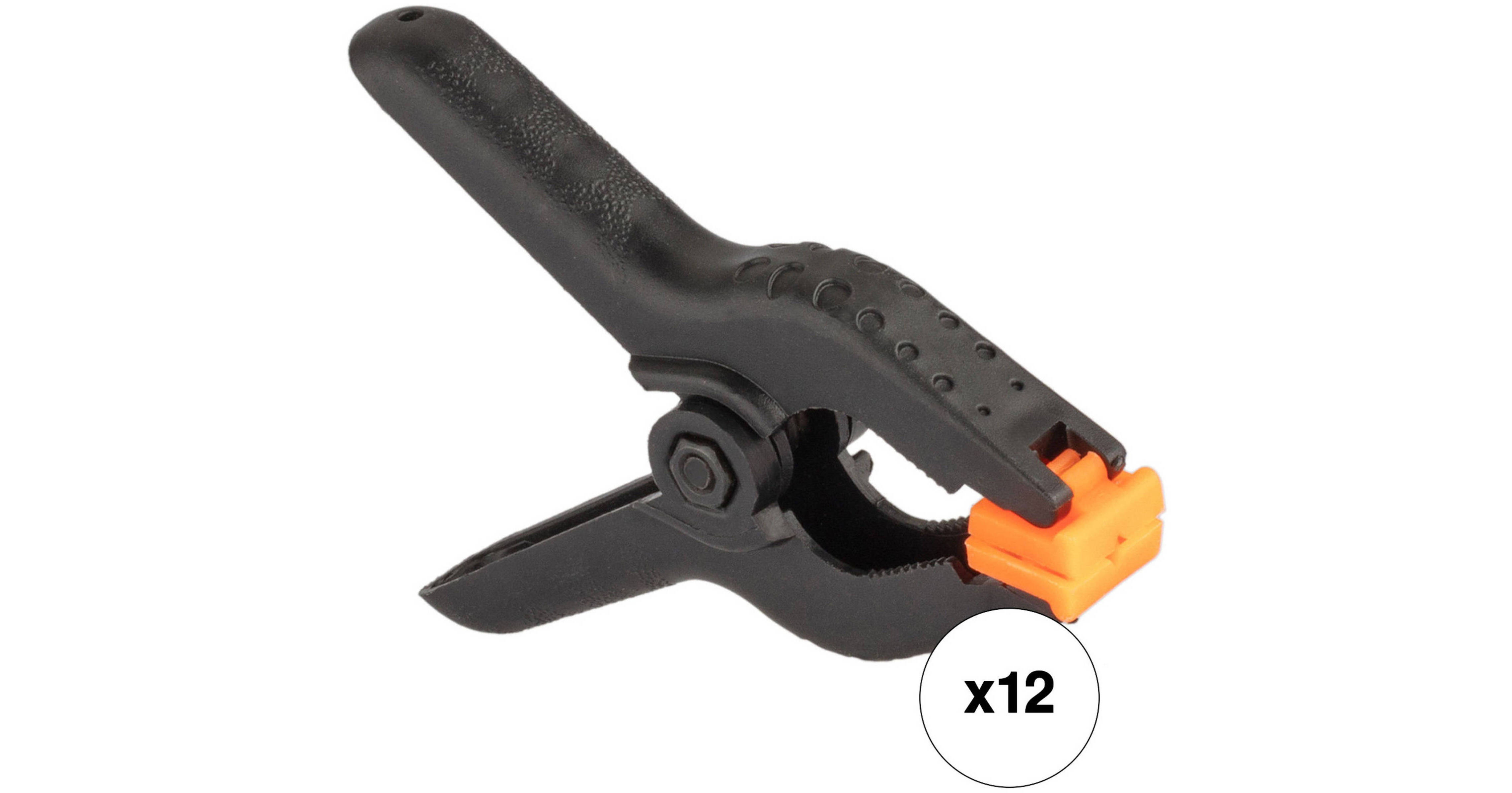 Impact ABS 3.75" Small Spring Clamp Kit (12-Pack) B&H Photo