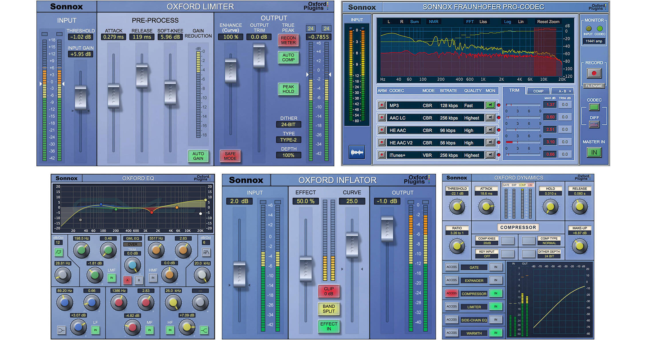 Sonnox Mastering Bundle Audio Plug-Ins (AAX Native) NATMASG5C