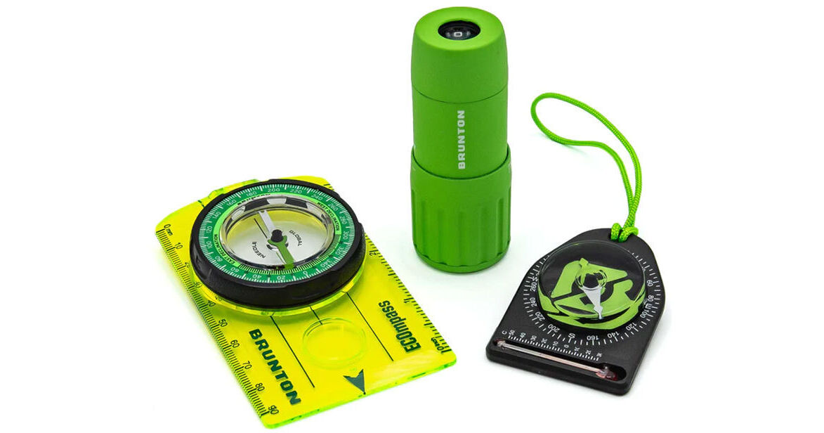 Brunton Green Bundle with 8010 Eco Compass, Green