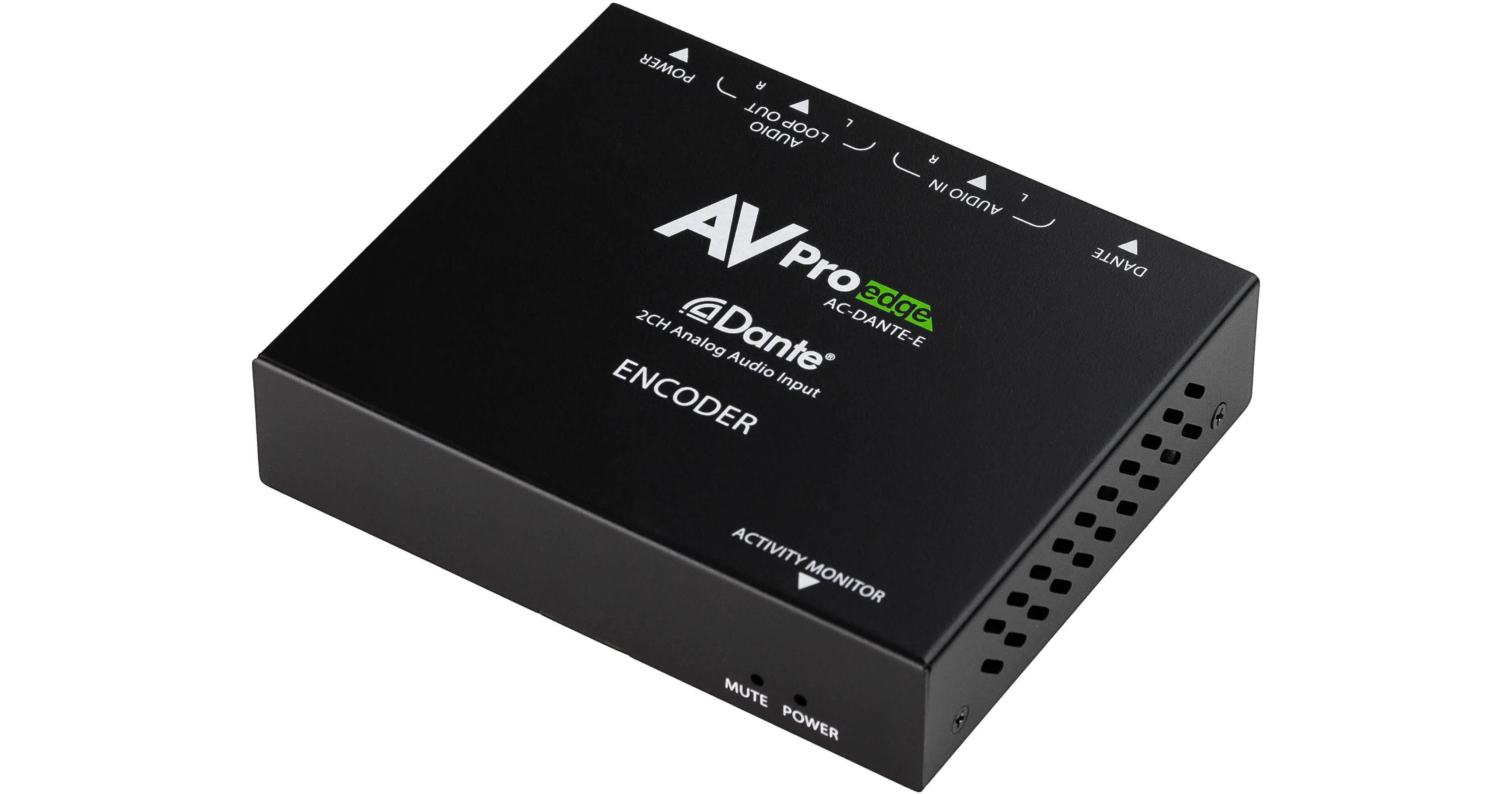 AVPro Edge 2-Channel Dante Encoder AC-DANTE-E B&H Photo Video