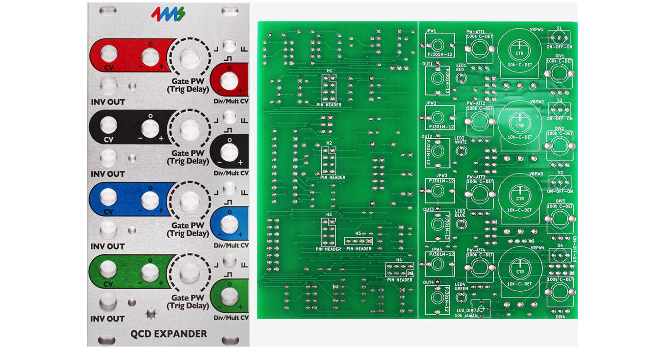 4ms Quad Clock Distributor Expander Kit Eurorack Module