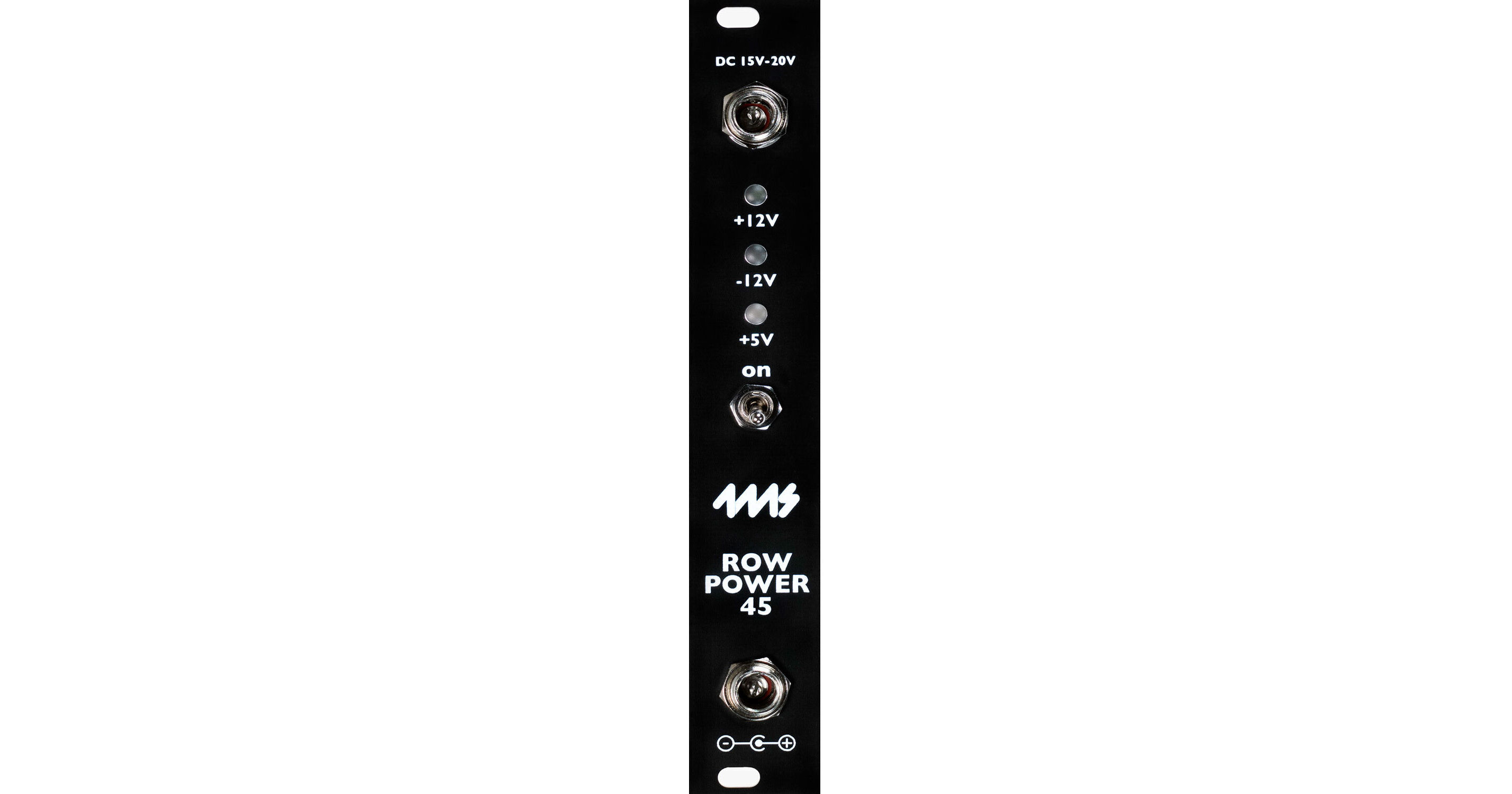 4ms Row Power 45 Power Supply Eurorack Module (4 HP, Black) RP45