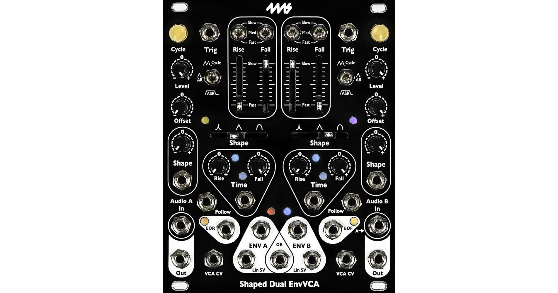 4ms Shaped Dual EnvVCA Analog Envelope/VCA/Waveshaper SHEV B&H