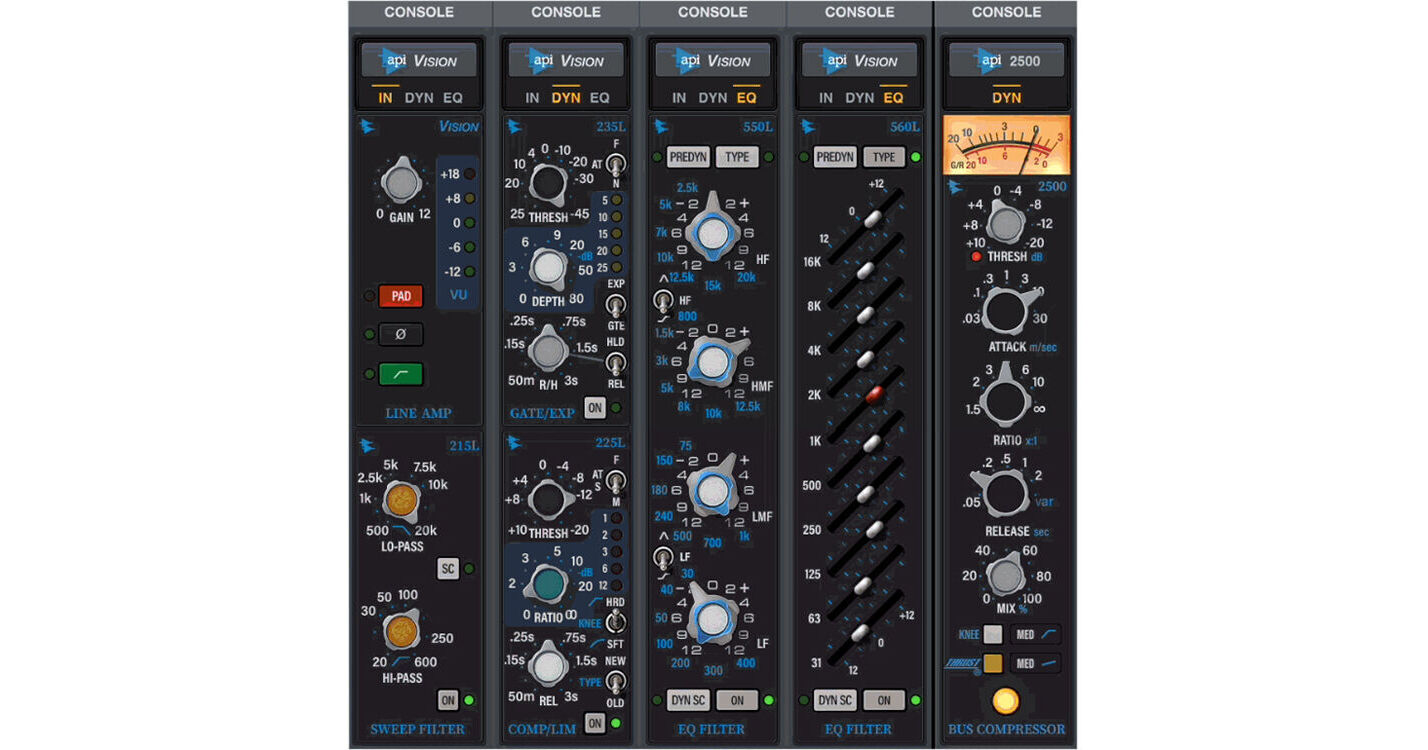 Universal Audio Luna API Vision Console Emulati LUNA-API-BUNDLE