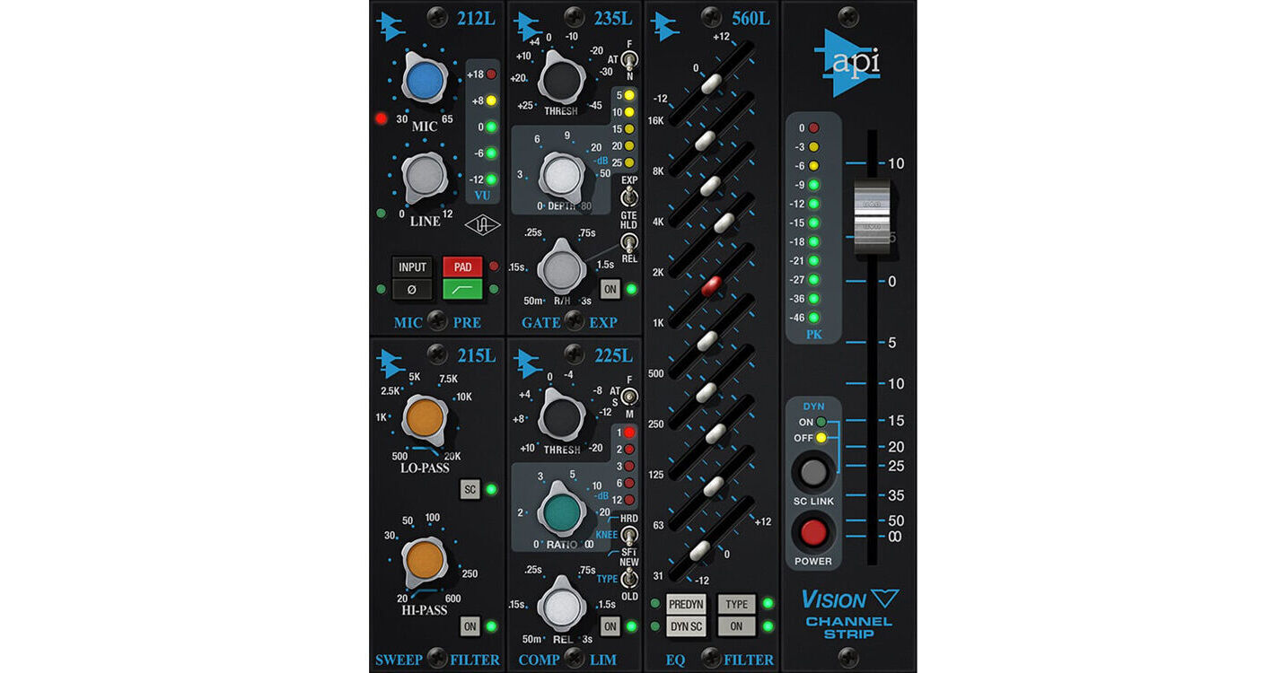 Universal Audio API Vision Channel UADX-API-VISION-COLLECTION