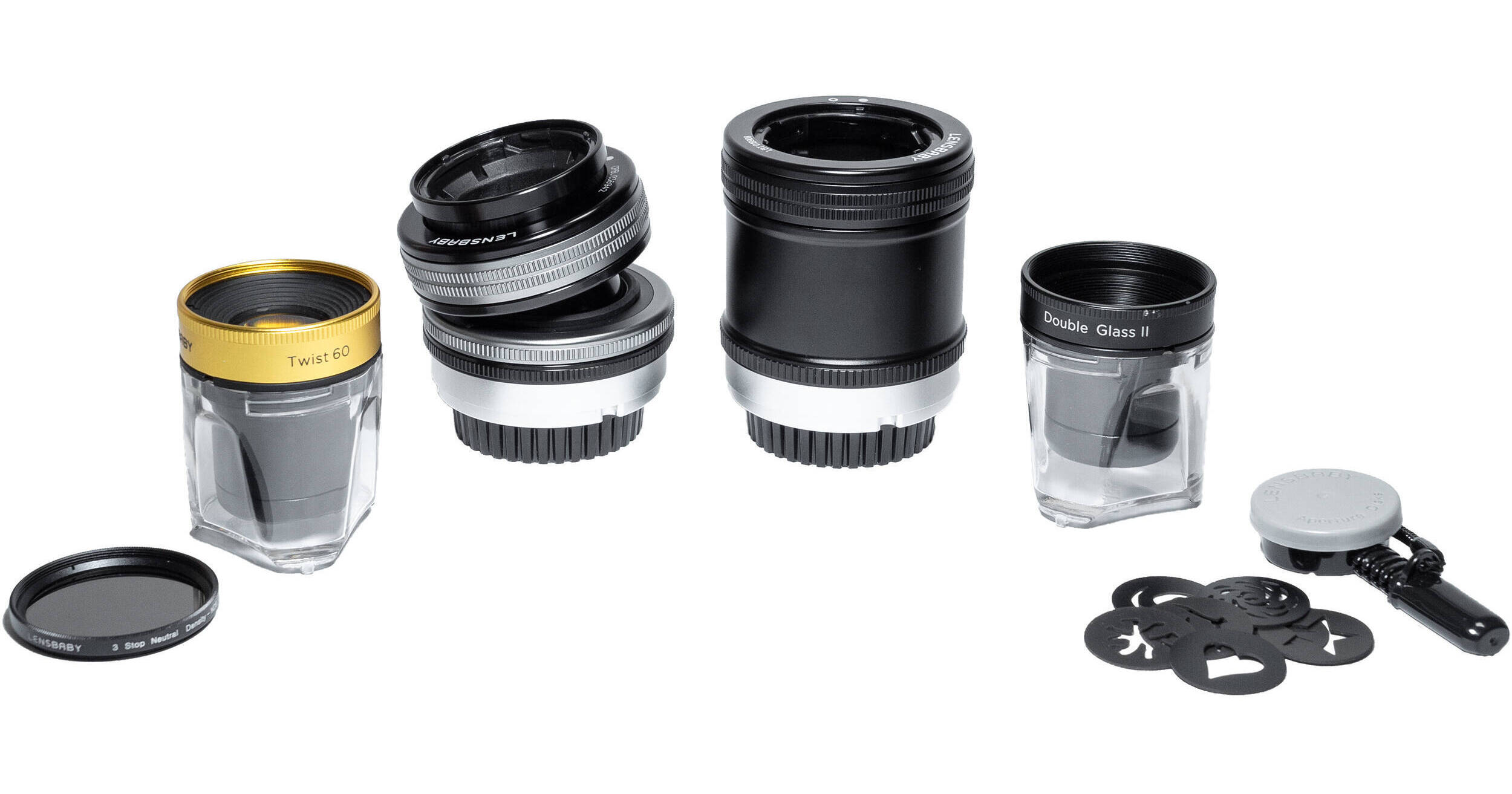 Lensbaby Twist 60 & Double Glass II Optic Swap Kit LBT60DGIIOSKC