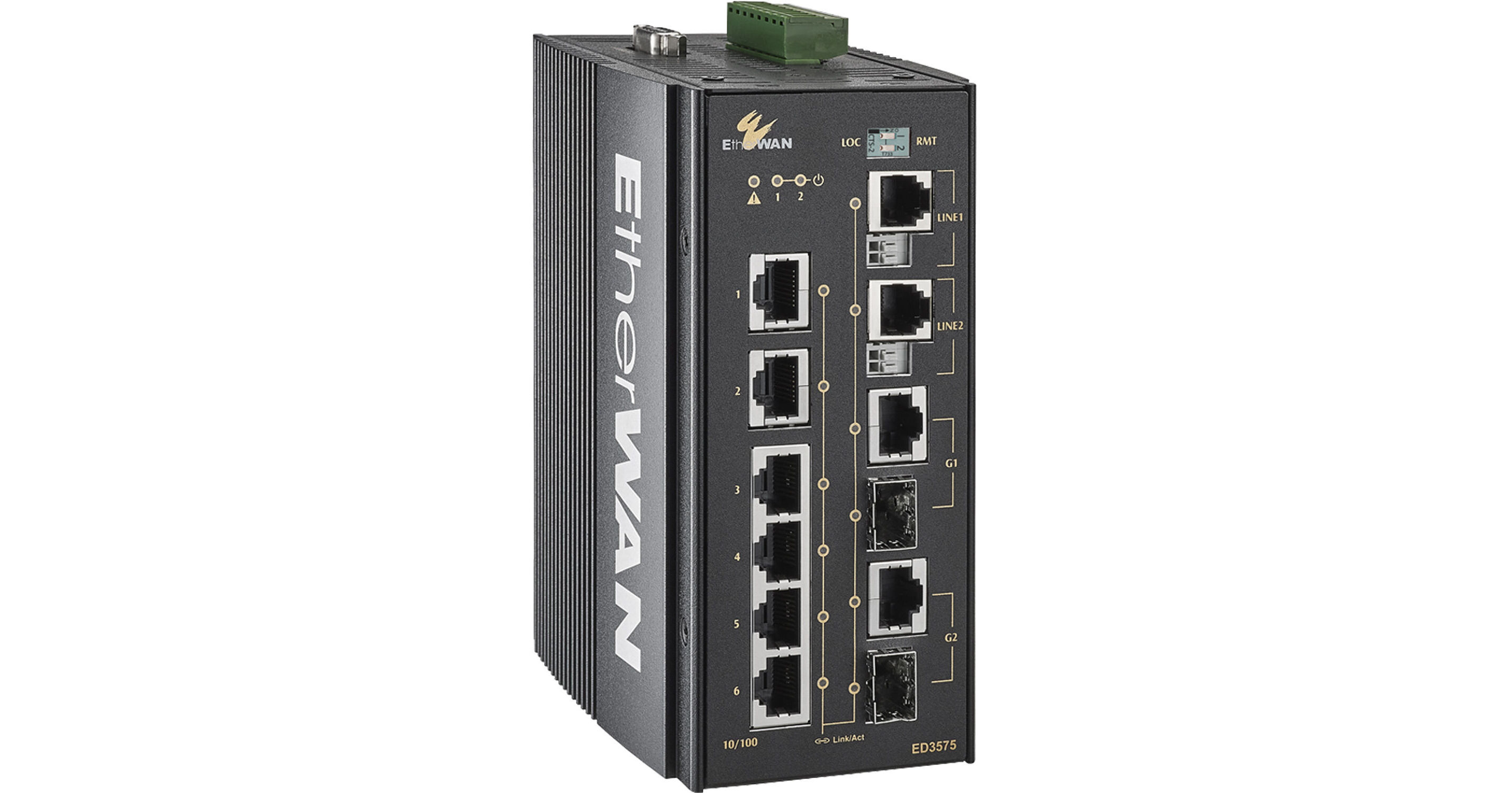EtherWAN Hardened Managed 6-Port 10/100BASE-TX + ED3575-622 B&H