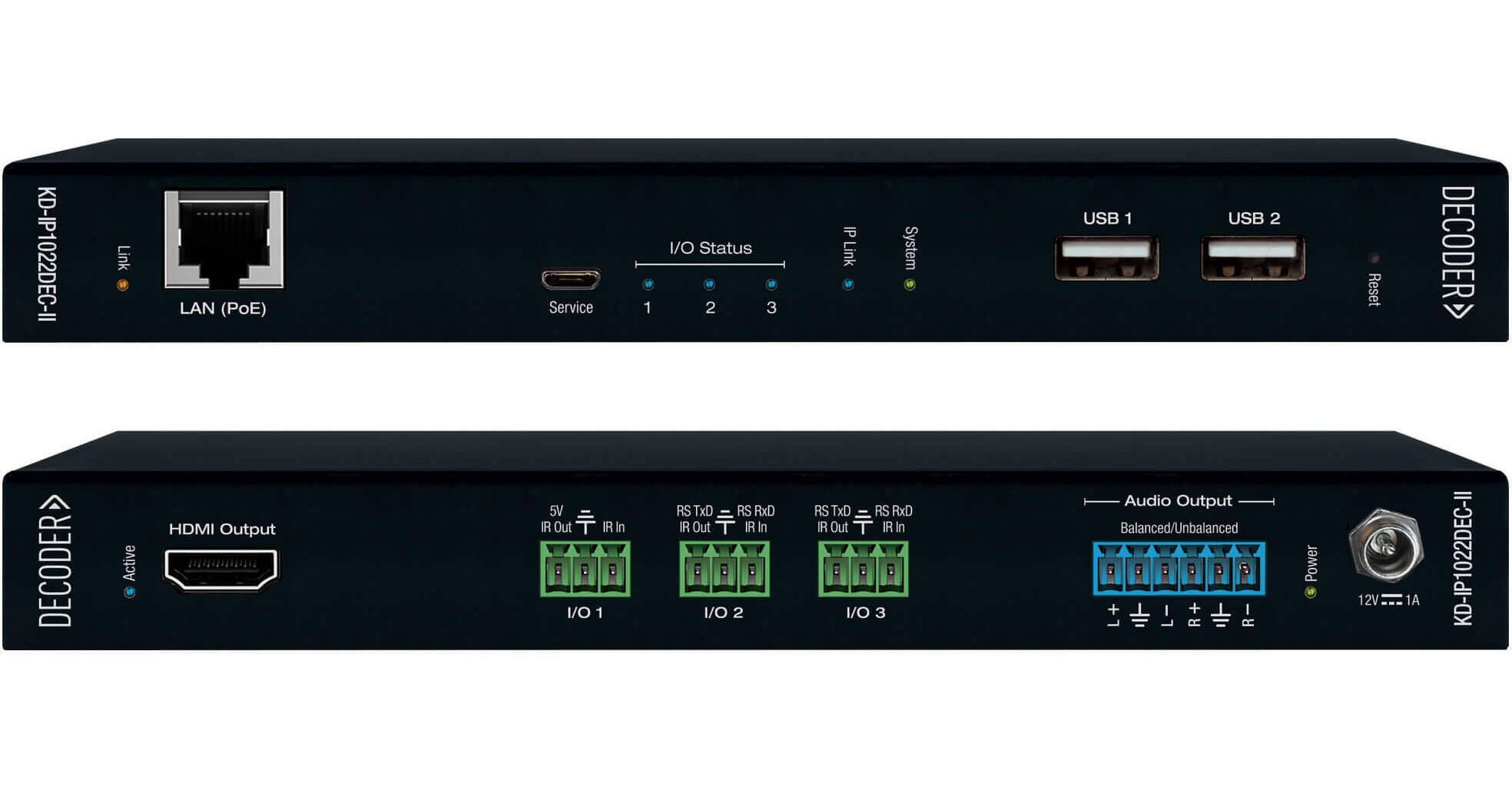 Key Digital KD-IP1022DEC-II 4K AV-over-IP Decoder