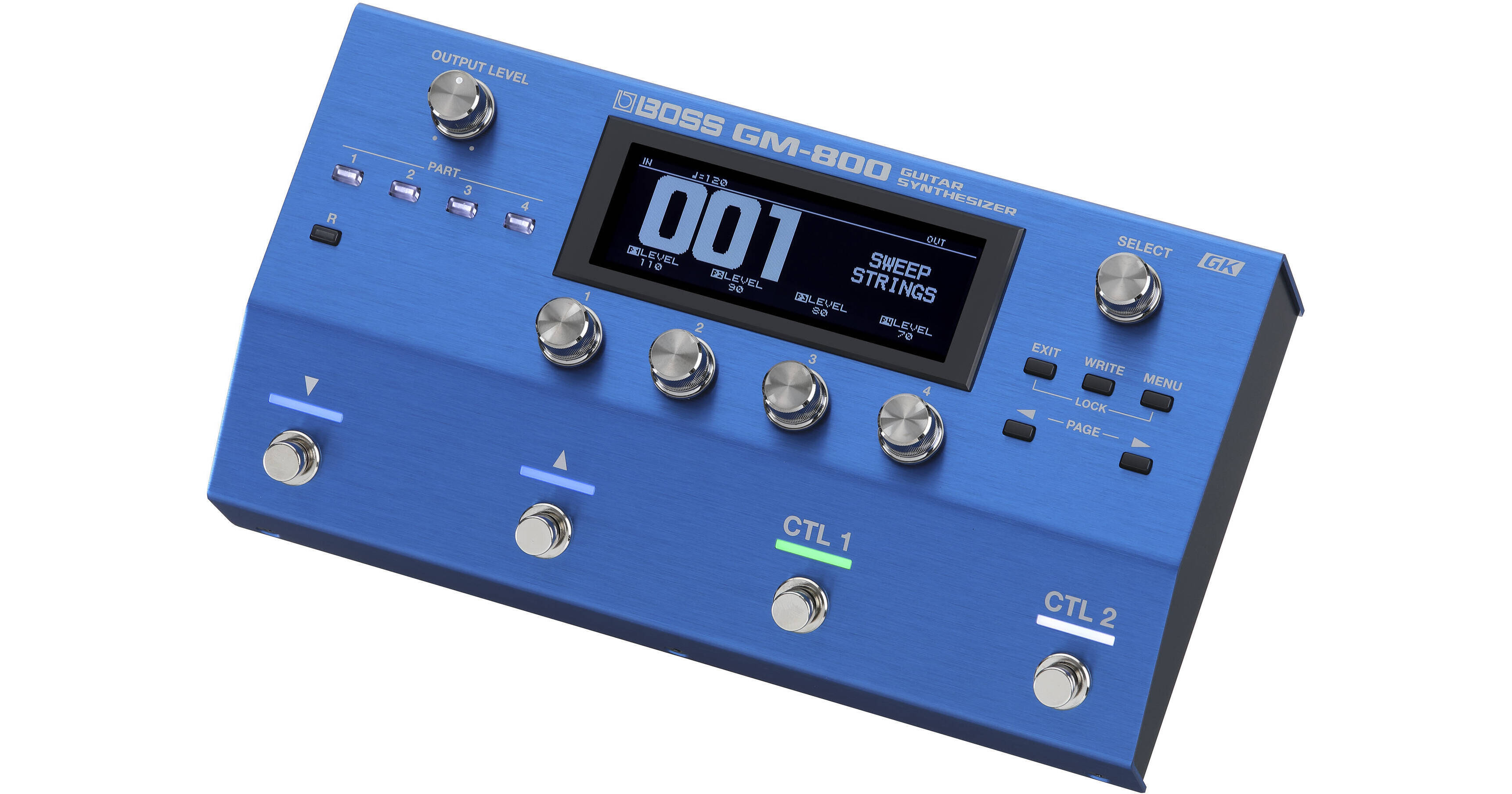 BOSS GM-800 Guitar Synthesizer GM-800 B&H Photo Video