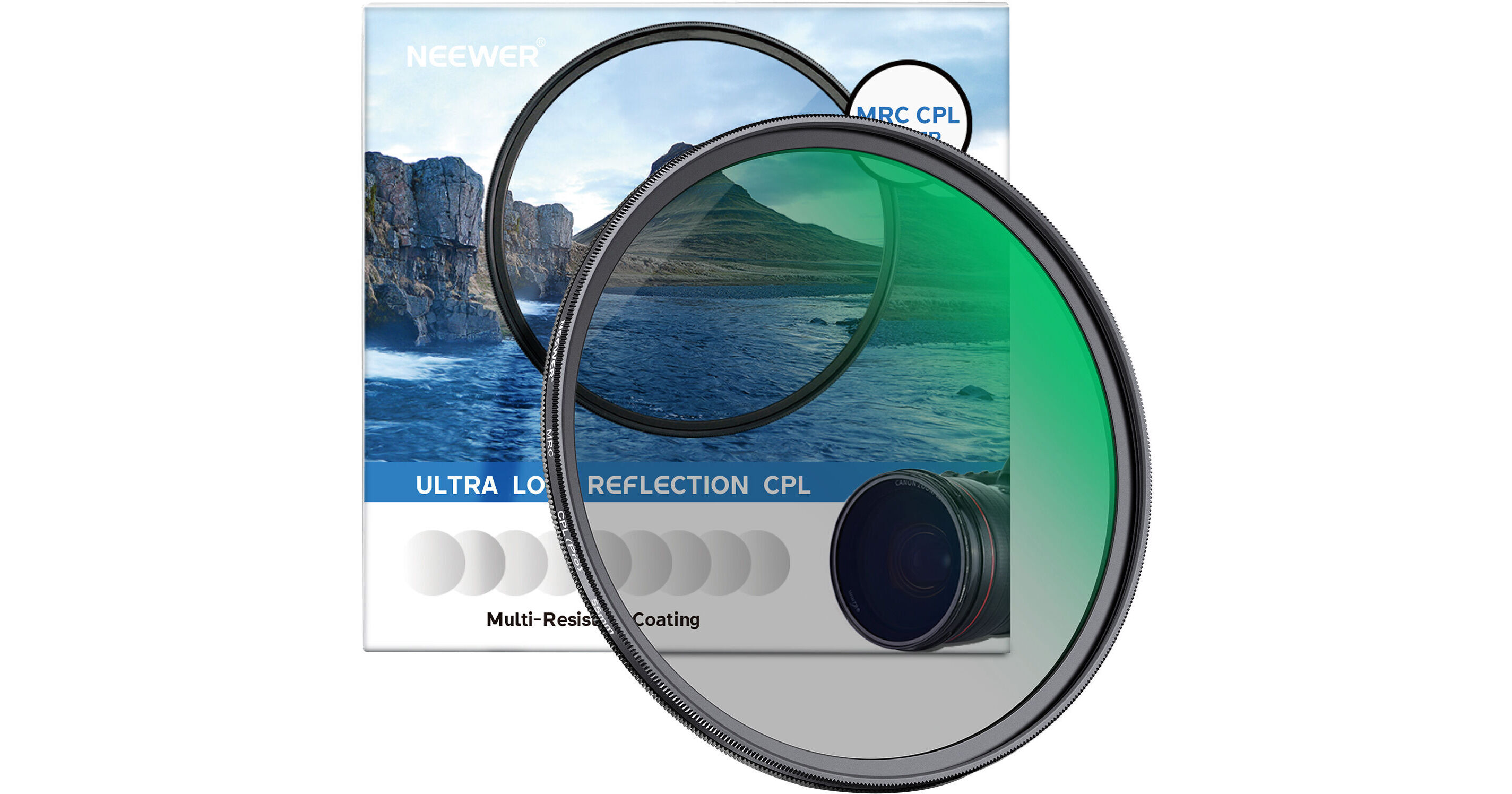 Neewer MRC CPL Lens Filter (55mm) 66601432 B&H Photo Video