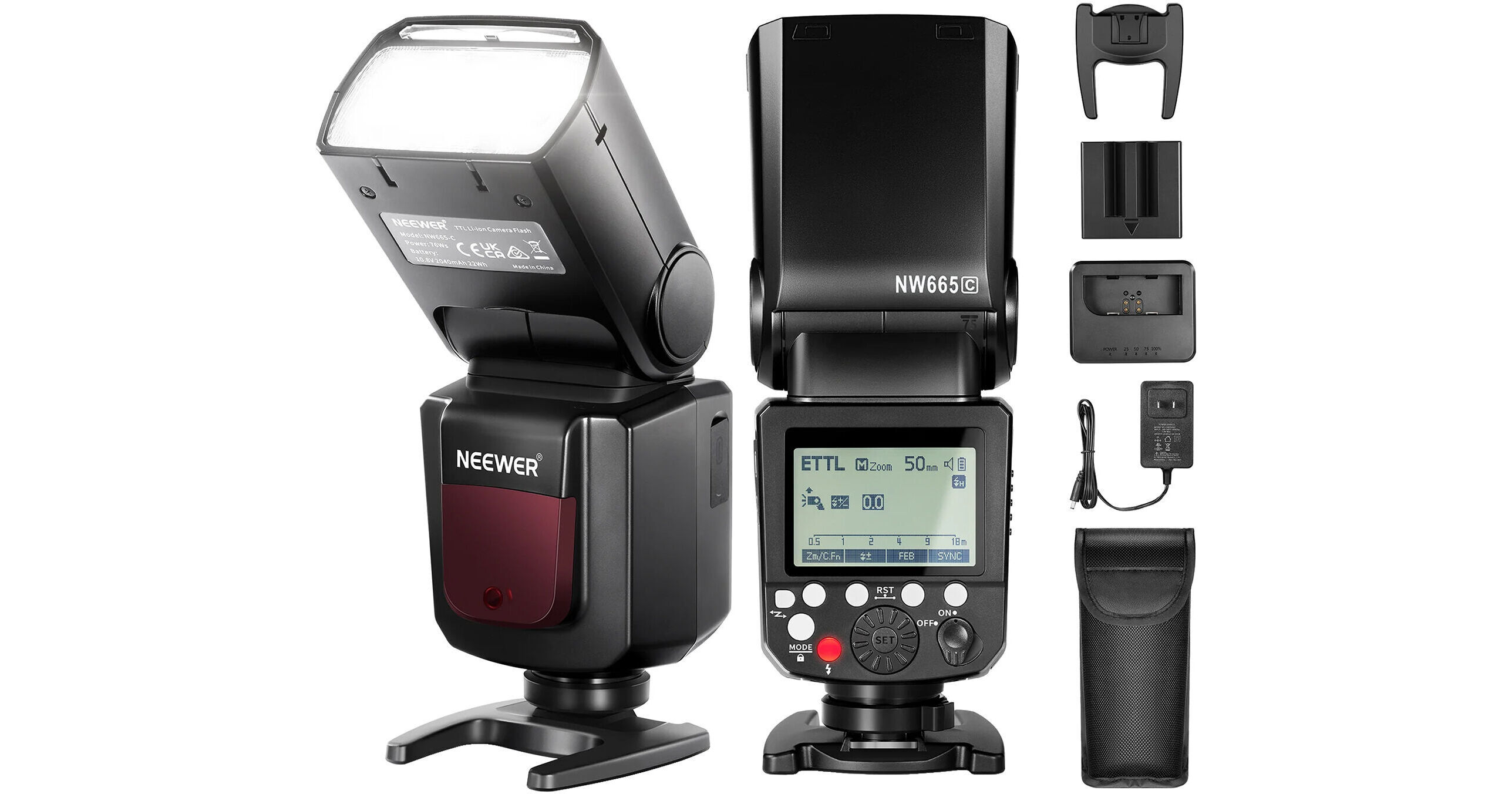 Neewer NW665-C TTL Speedlite Flash for Canon Cameras 66601509