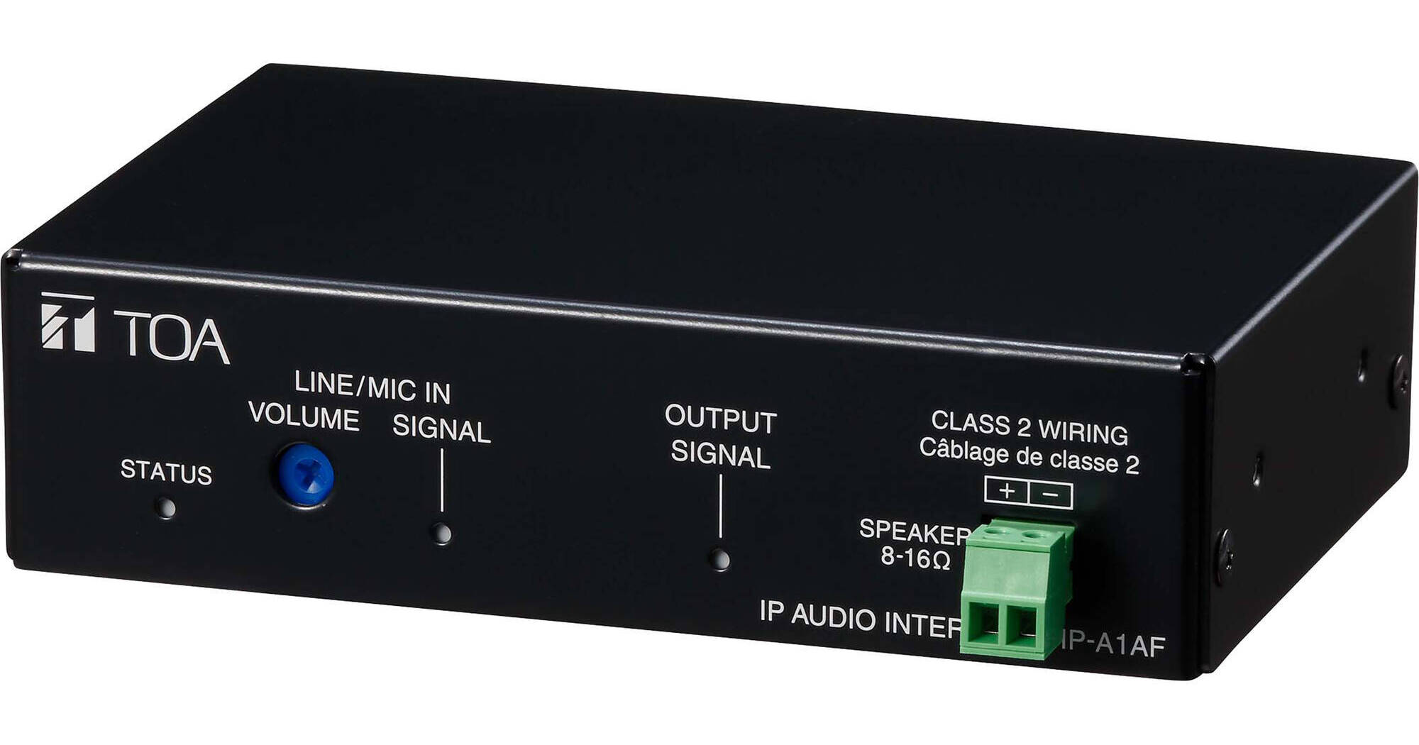 Toa Electronics IP-A1AF Network PoE IP Audio Interface IP-A1AF