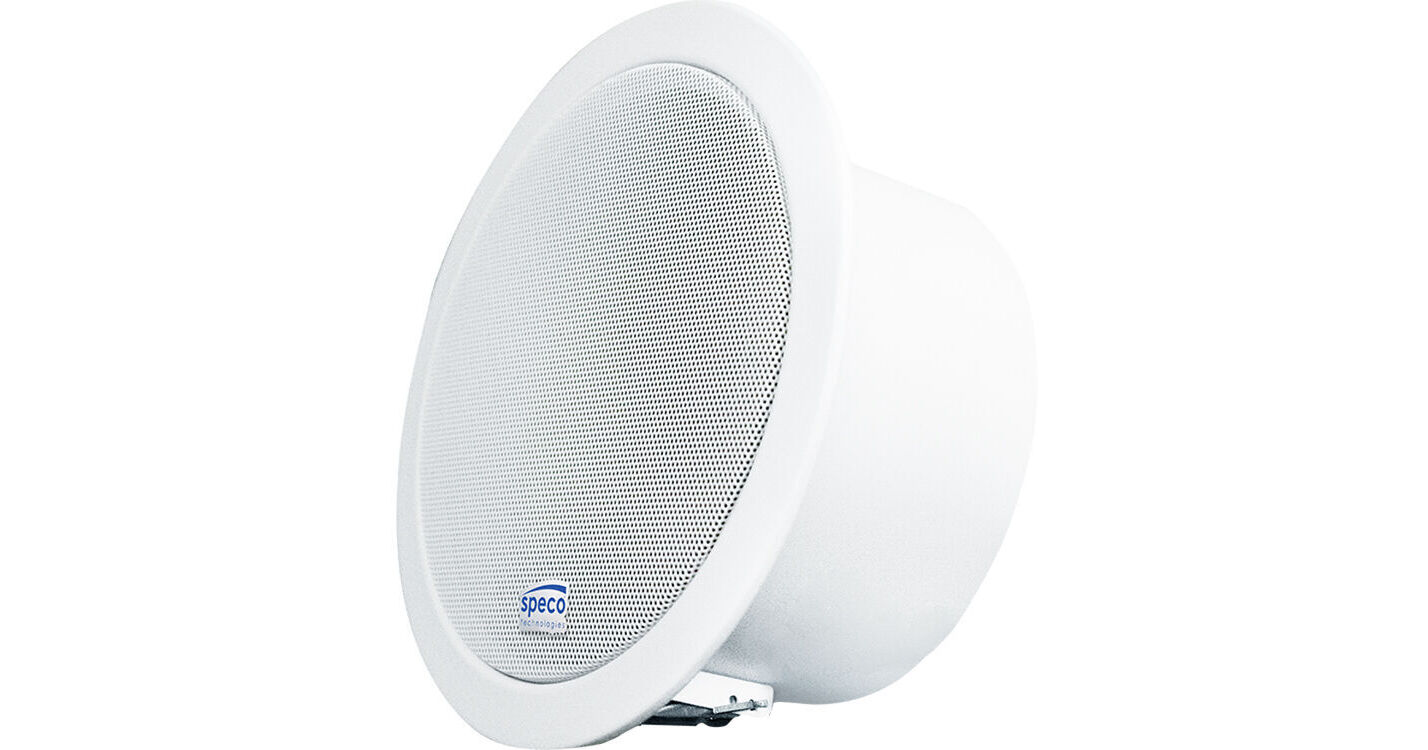 Speco Technologies 15W IP Ceiling Speaker with Mic Input