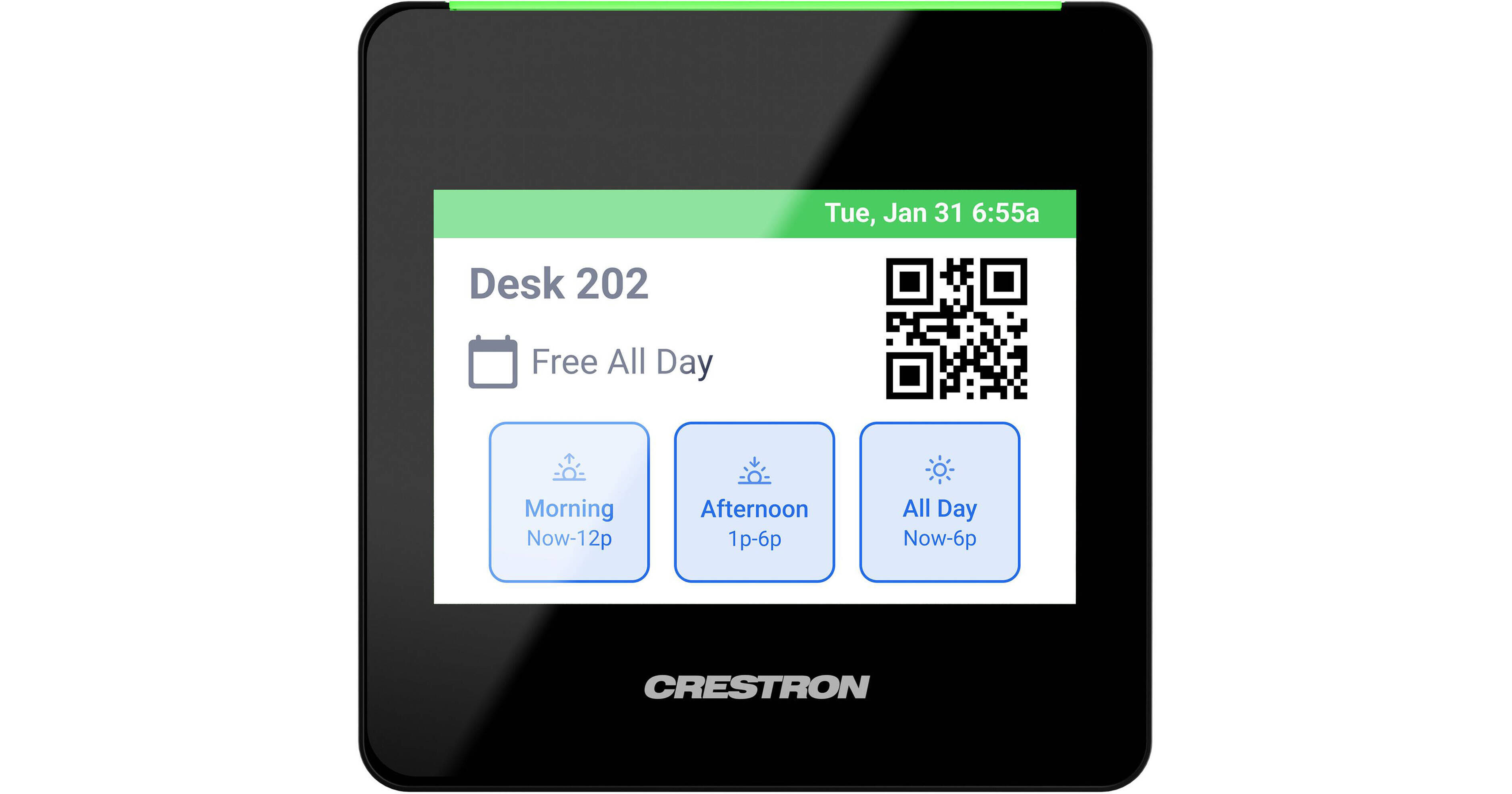 Crestron 3.5" Desk Scheduling Touchscreen TSS-470E-B-T B&H Photo