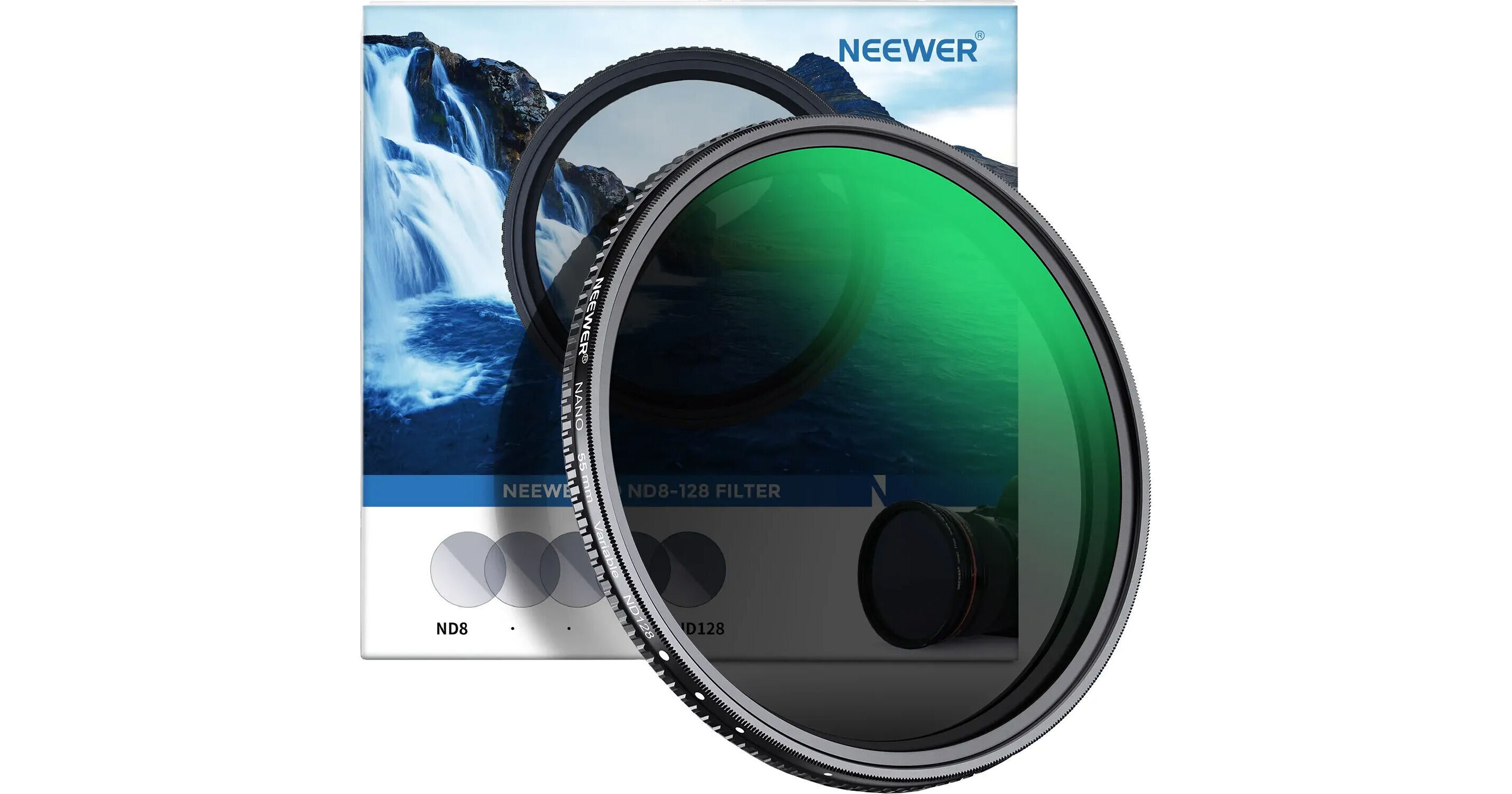 Neewer HD Variable ND Filter (62mm, 3 to 7-Stop) 66602010 B&H
