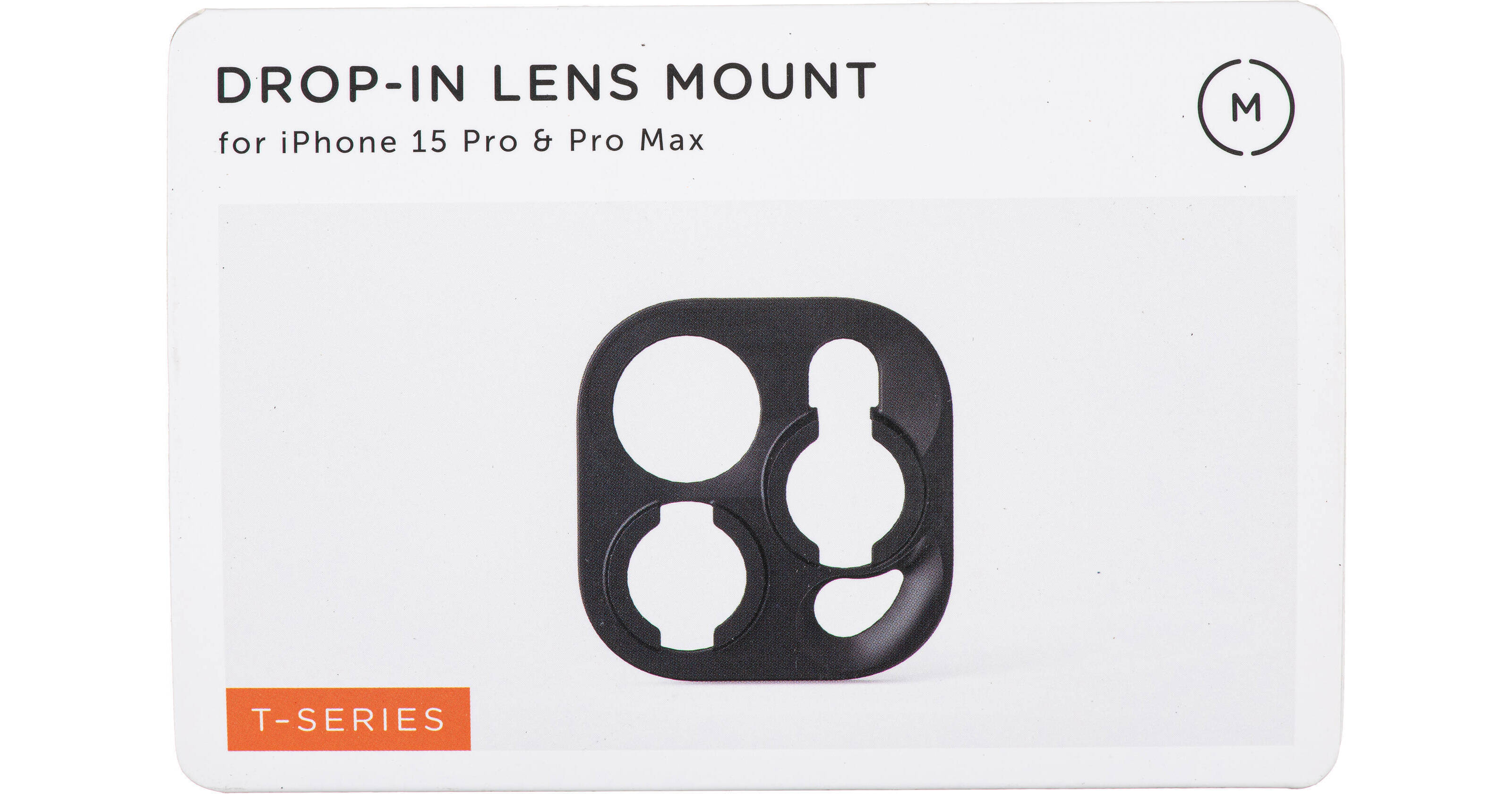 Moment T-Series Drop-In Lens Mount for iPhone 15 Pro & 15