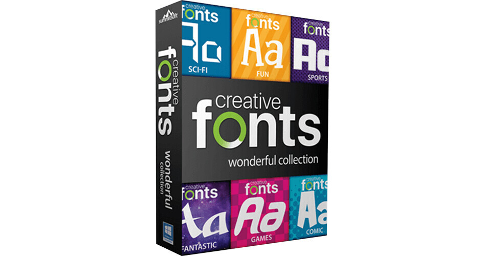 Encore Creative Fonts Wonderful Collection (Download) 55503 B&H