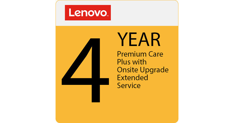 Lenovo 4-Year Premium Care Plus Upgrade from 1-Year 5WS1K60064