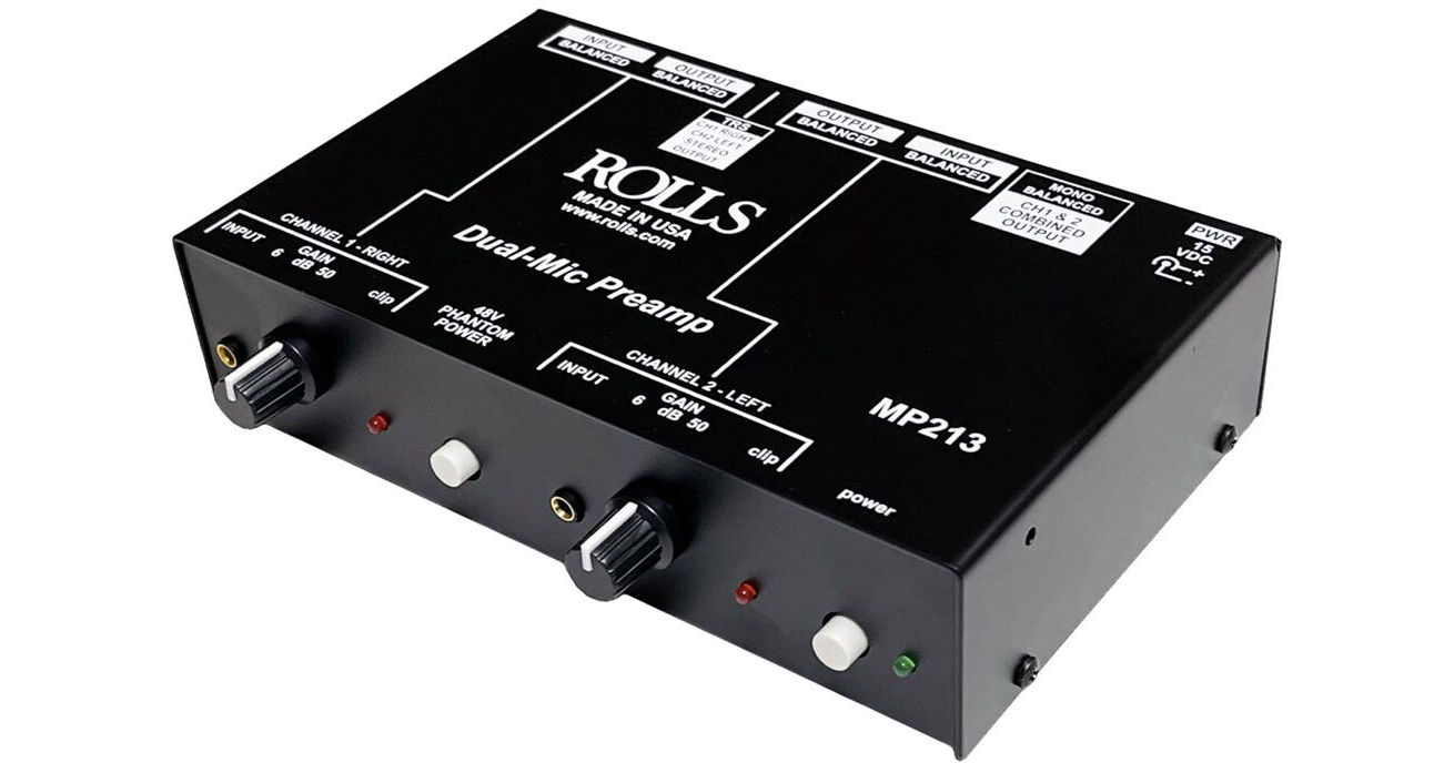 Microphone Preamps: 2 Channel, 4 Channel & XLR Preamps