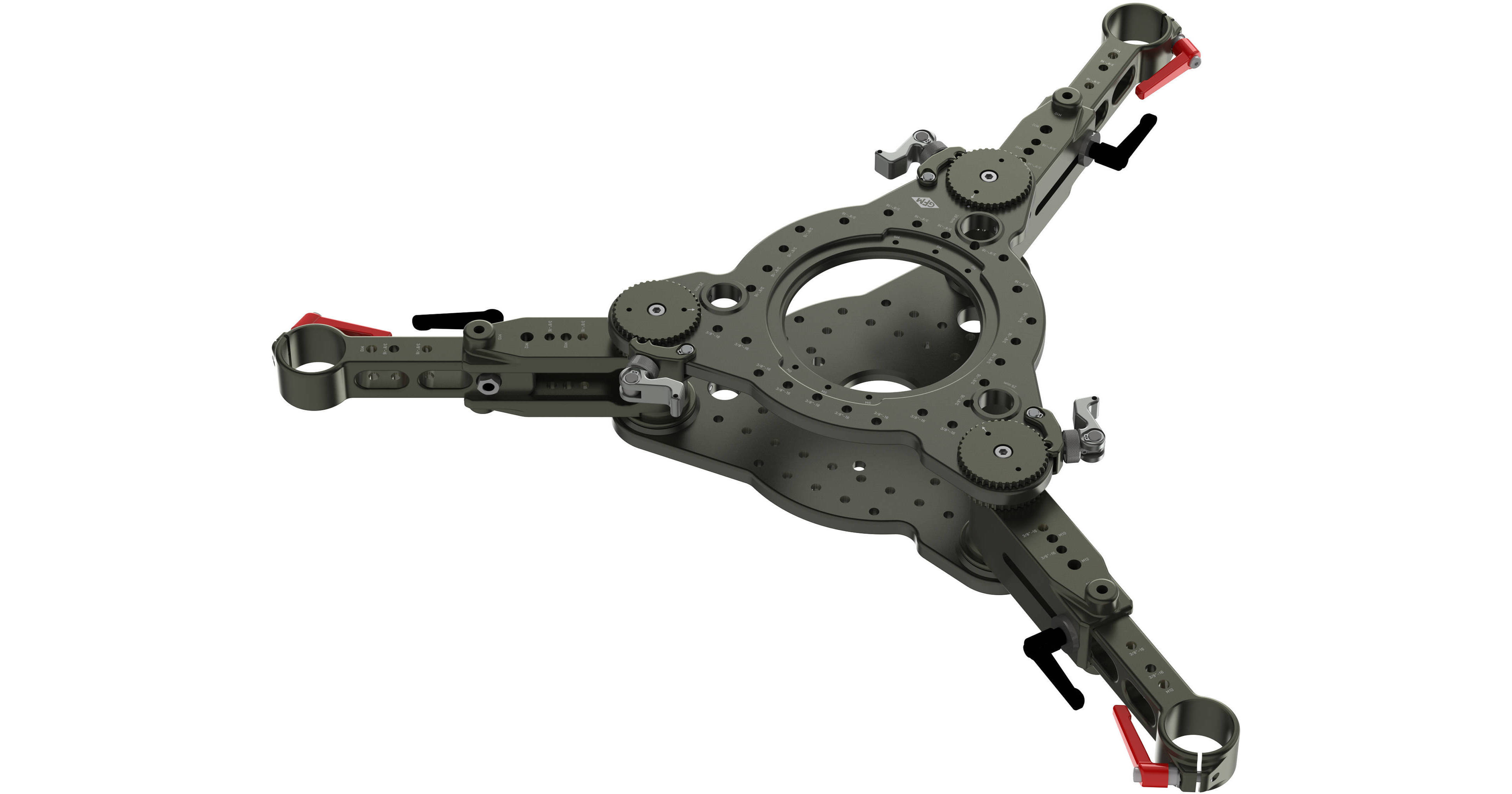 Grip Factory 3-Leg Turtle Base Set with Transport Case AL-1300S