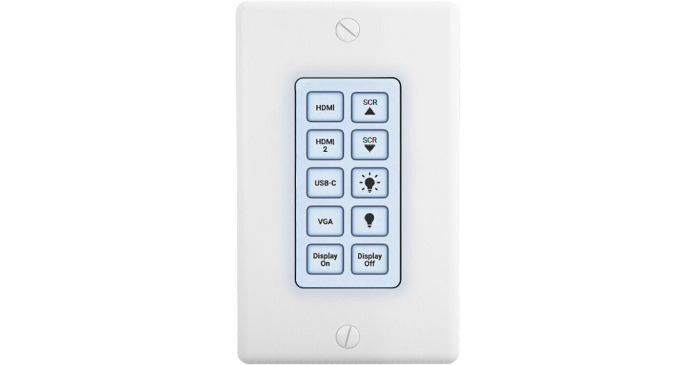 WyreStorm Synergy 10-Button Keypad Controller SYN-KEY10 B&H