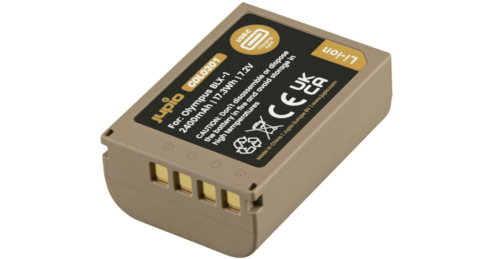 Jupio BLX-1/BLX1 Ultra C Battery with USB-C Charging Port