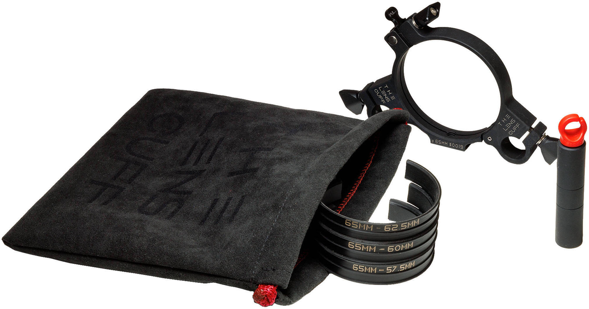 Lens Cuff 65mm Lens Cuff with Inserts for 62.5, 60, and TLC00065