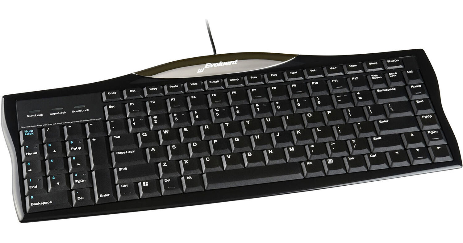 Evoluent R3K Wired Right-Hand Keyboard R3K B&H Photo Video