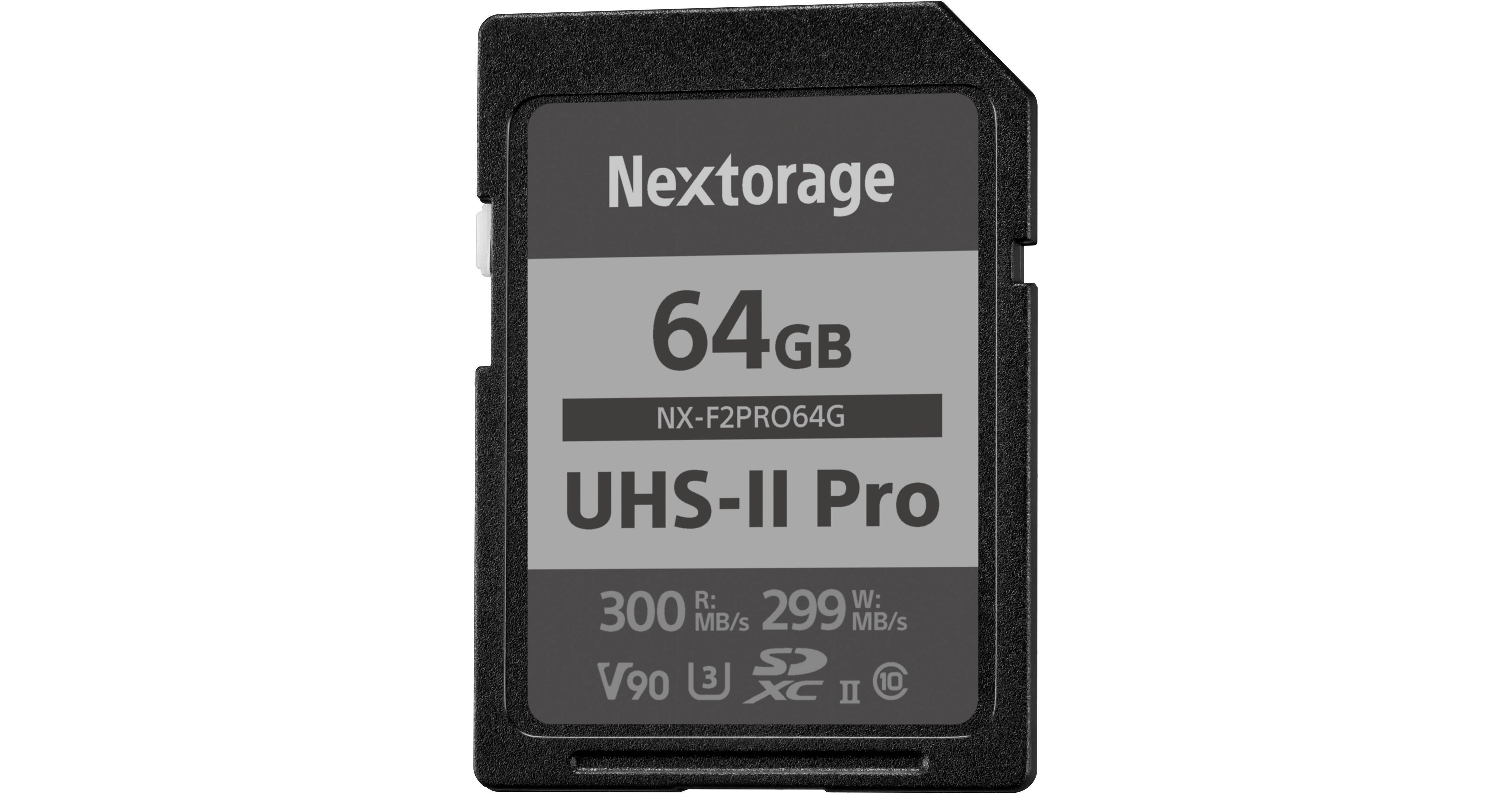 Nextorage 64GB NX-F2PRO Series UHS-II SDXC Memory Card