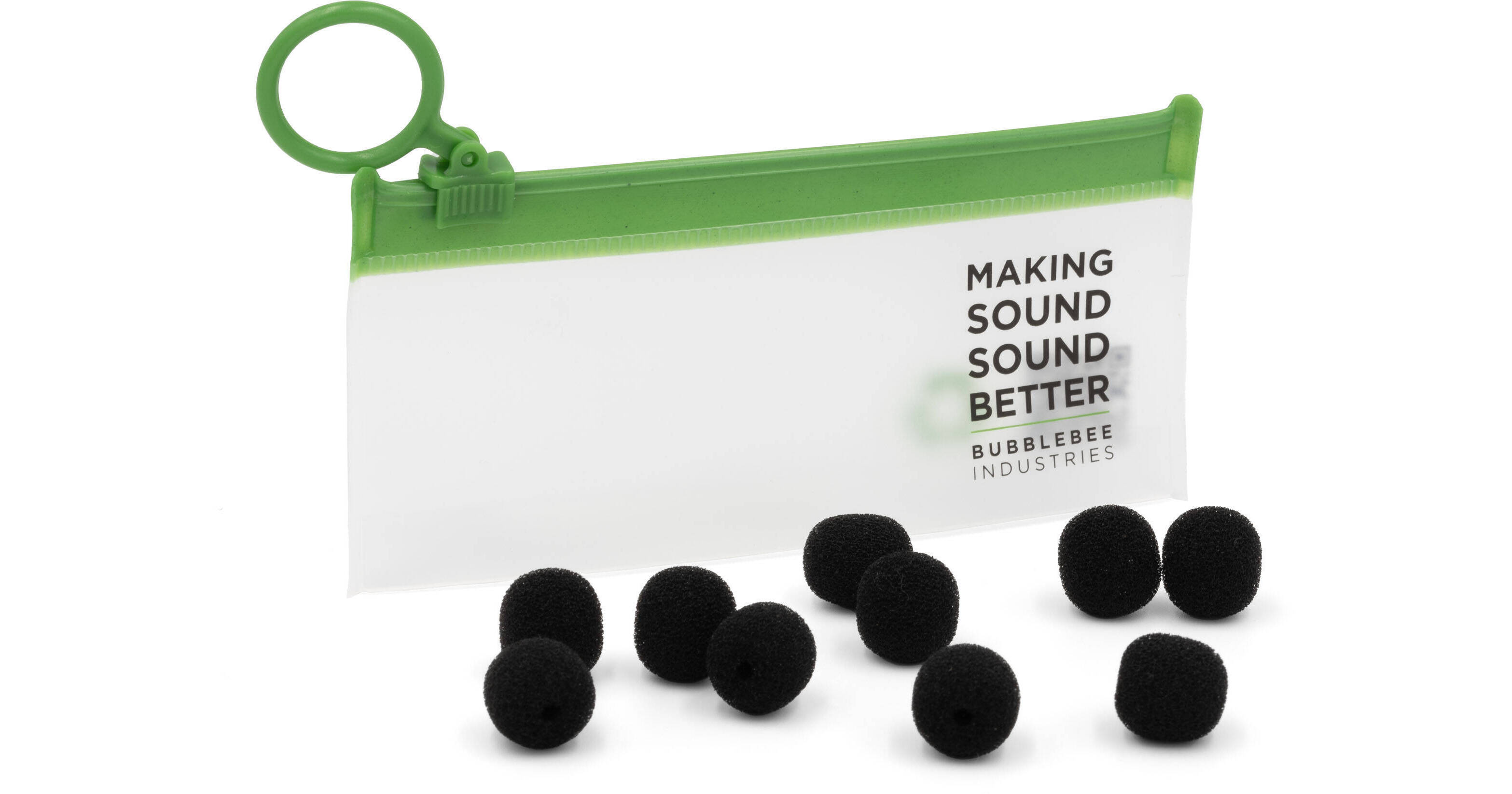 Bubblebee Industries The Microphone Foam BBI-MFL-M-10BK B&H