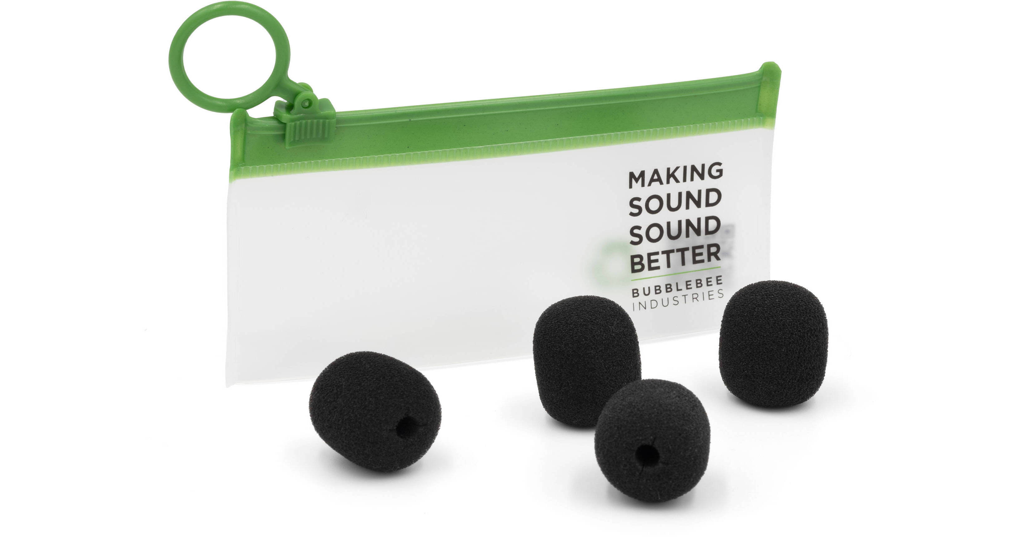 Bubblebee Industries The Microphone Foam BBI-MFL-XL-4BK B&H