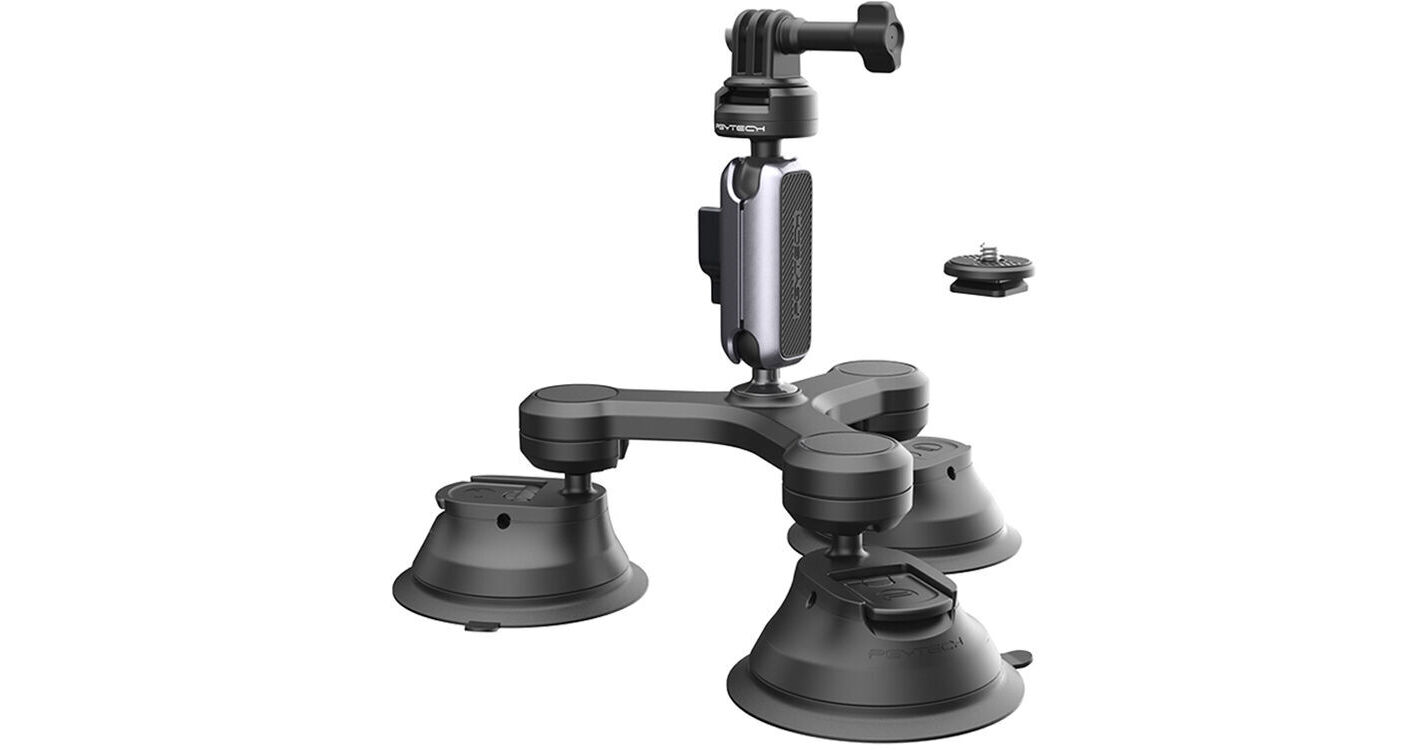 PGYTECH 3-Arm Suction Mount with CapLock Ball Head & P-GM-224