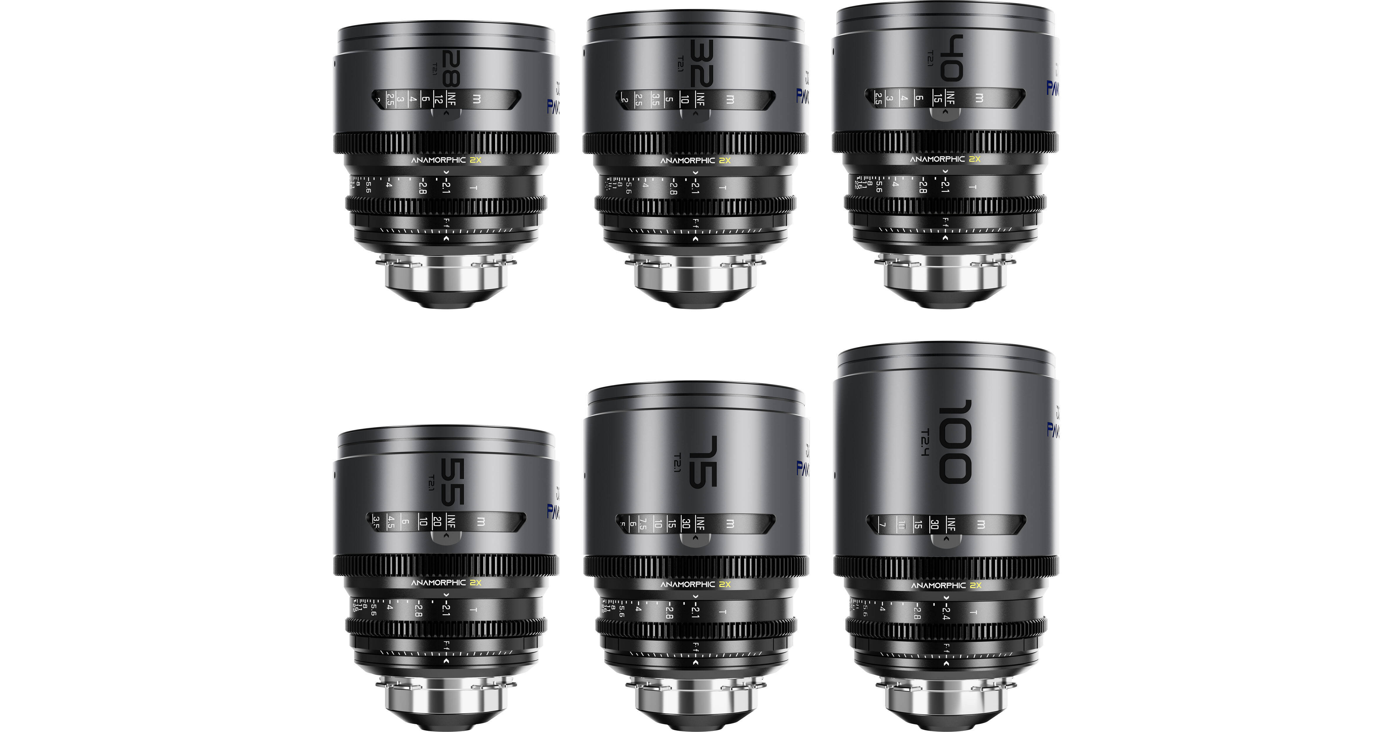 DZOFilm PAVO 2x Anamorphic 6-Lens Set DZO-PA6PLIB B&H Photo Video