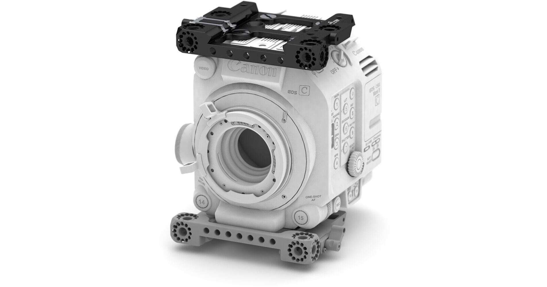 OCTAMAS gear SC Top Interface Plate for Canon C300 MK