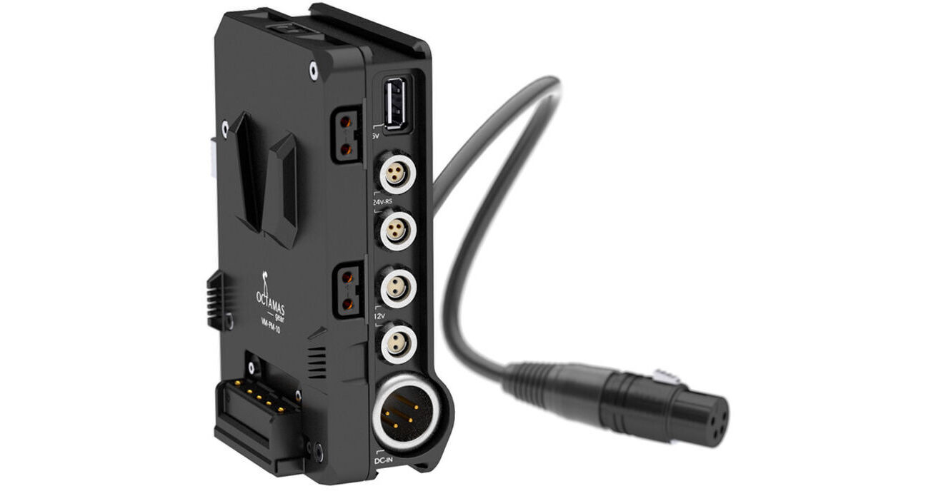 OCTAMAS gear Power Box with 12 4-Pin XLR Camera Cable