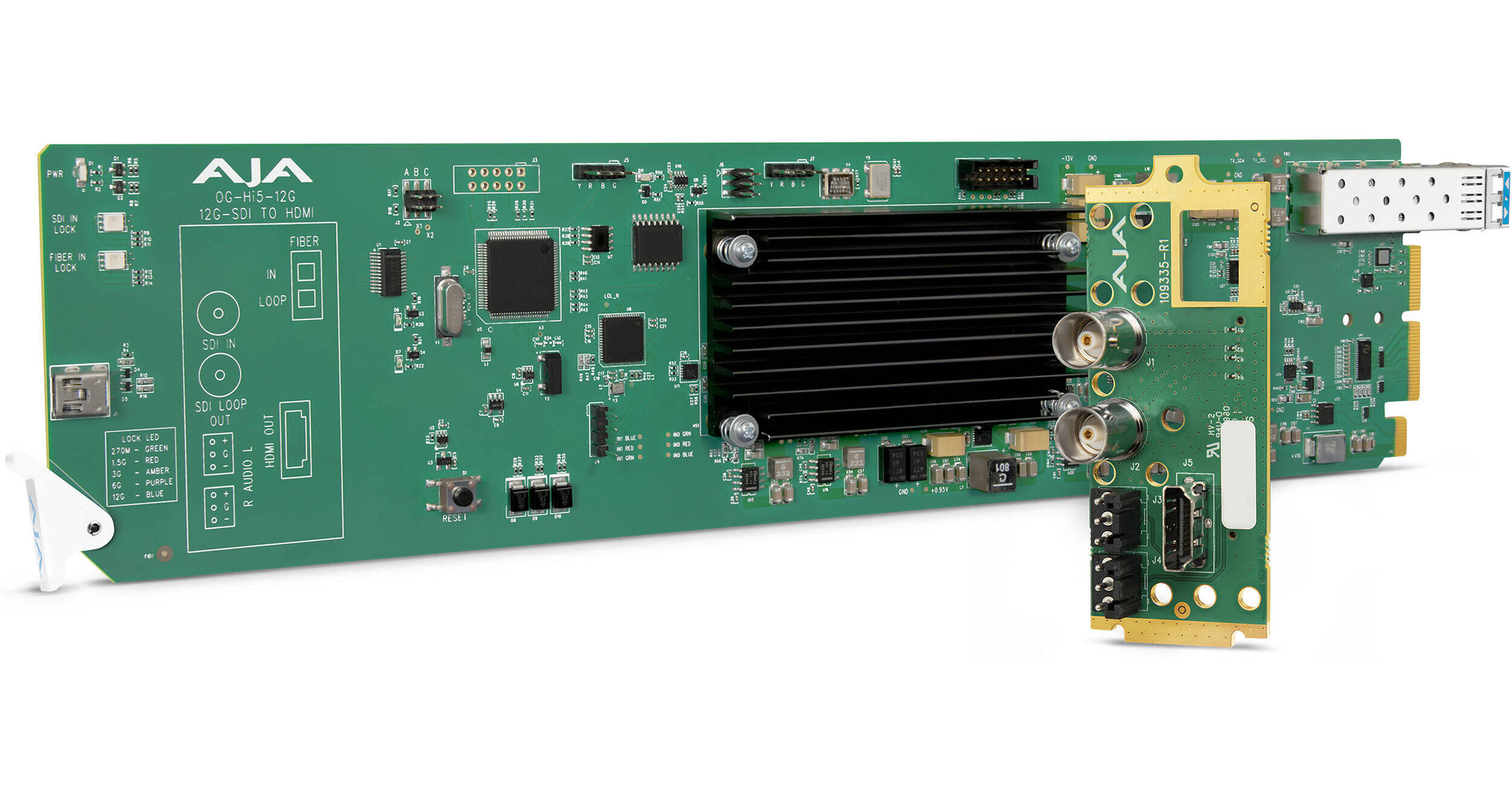 AJA OG-Hi5-12G-TR OpenGear 4K/UHD 12G-SDI to HDMI OG-HI5-12G-TR