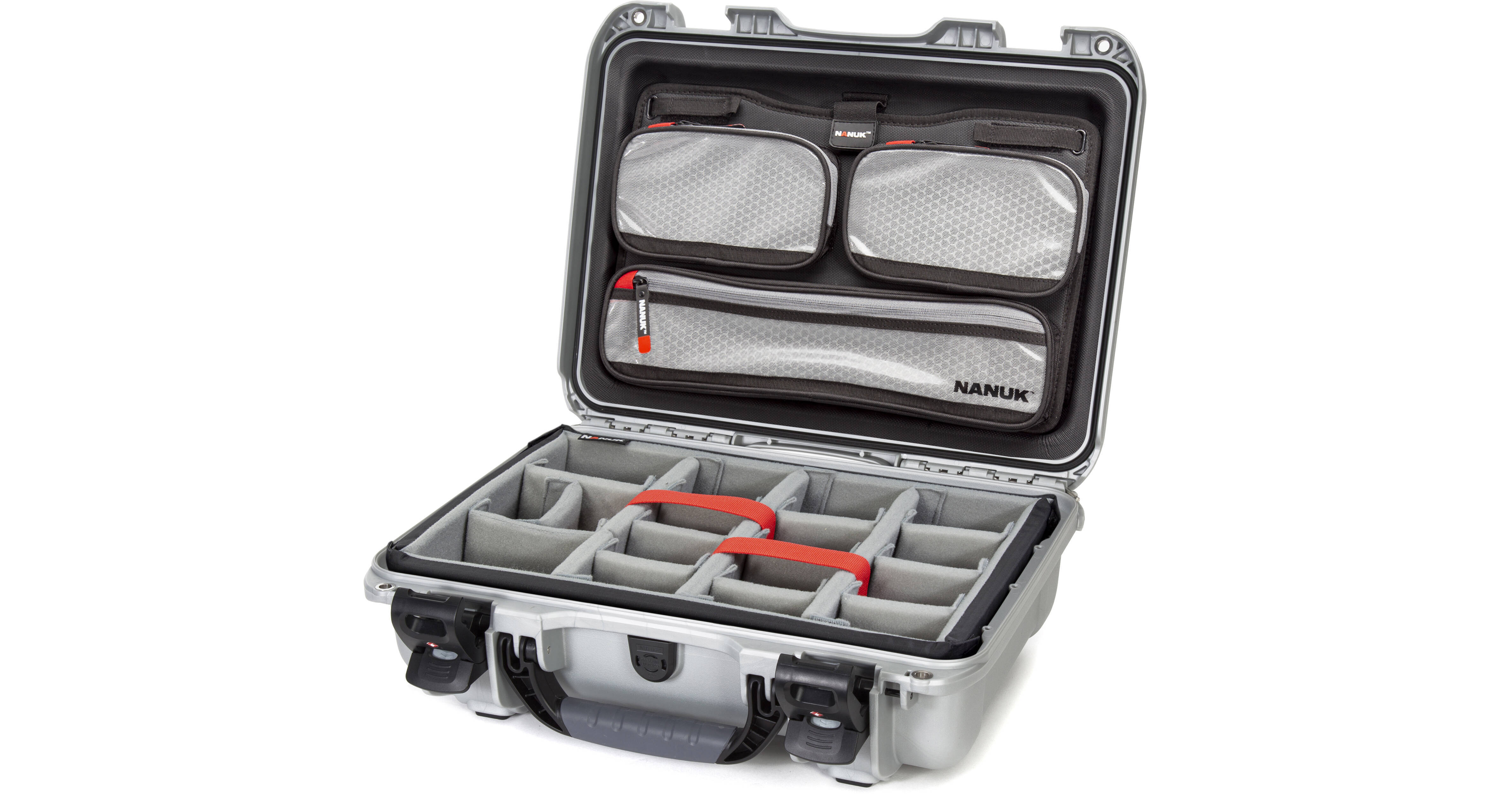Nanuk 923 Hard Case Pro Photo Kit (Silver, 16.7L) 923S-061SV-0A0