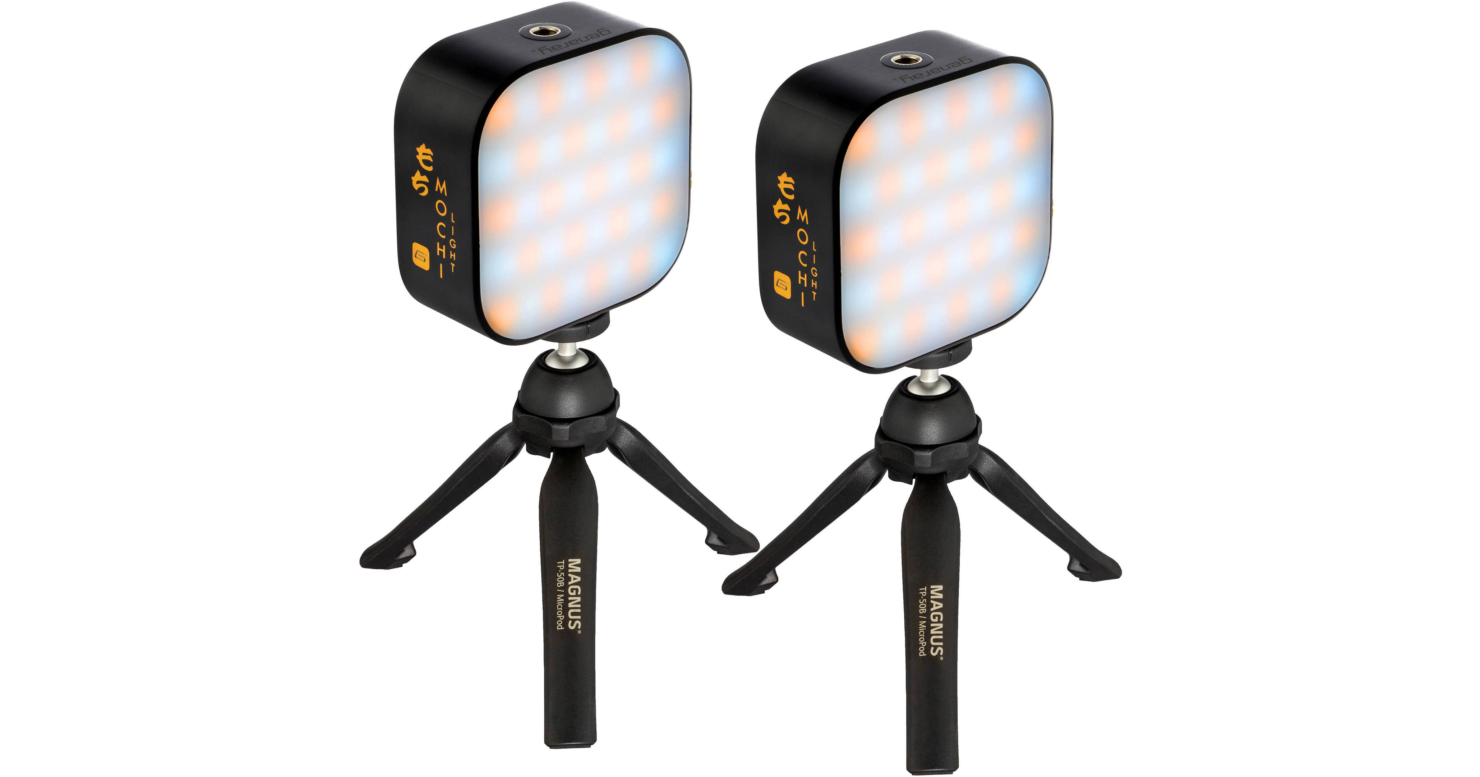 Genaray Mochi On-Camera Mini RGB Light Panel with Mini Tripod