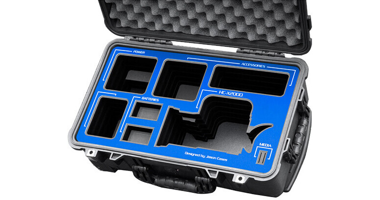 Jason Cases Hard-Shell Wheeled Case for Panasonic PNX2000BU B&H