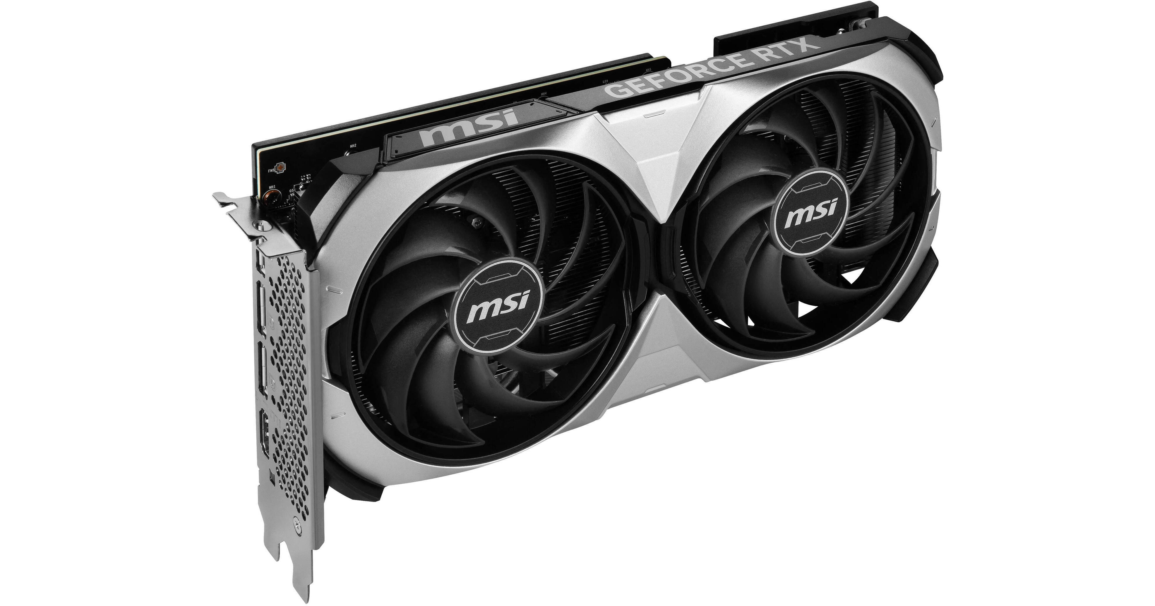 MSI GeForce RTX 4070 VENTUS 2X OC Graphics Card G4070V2X12C B H