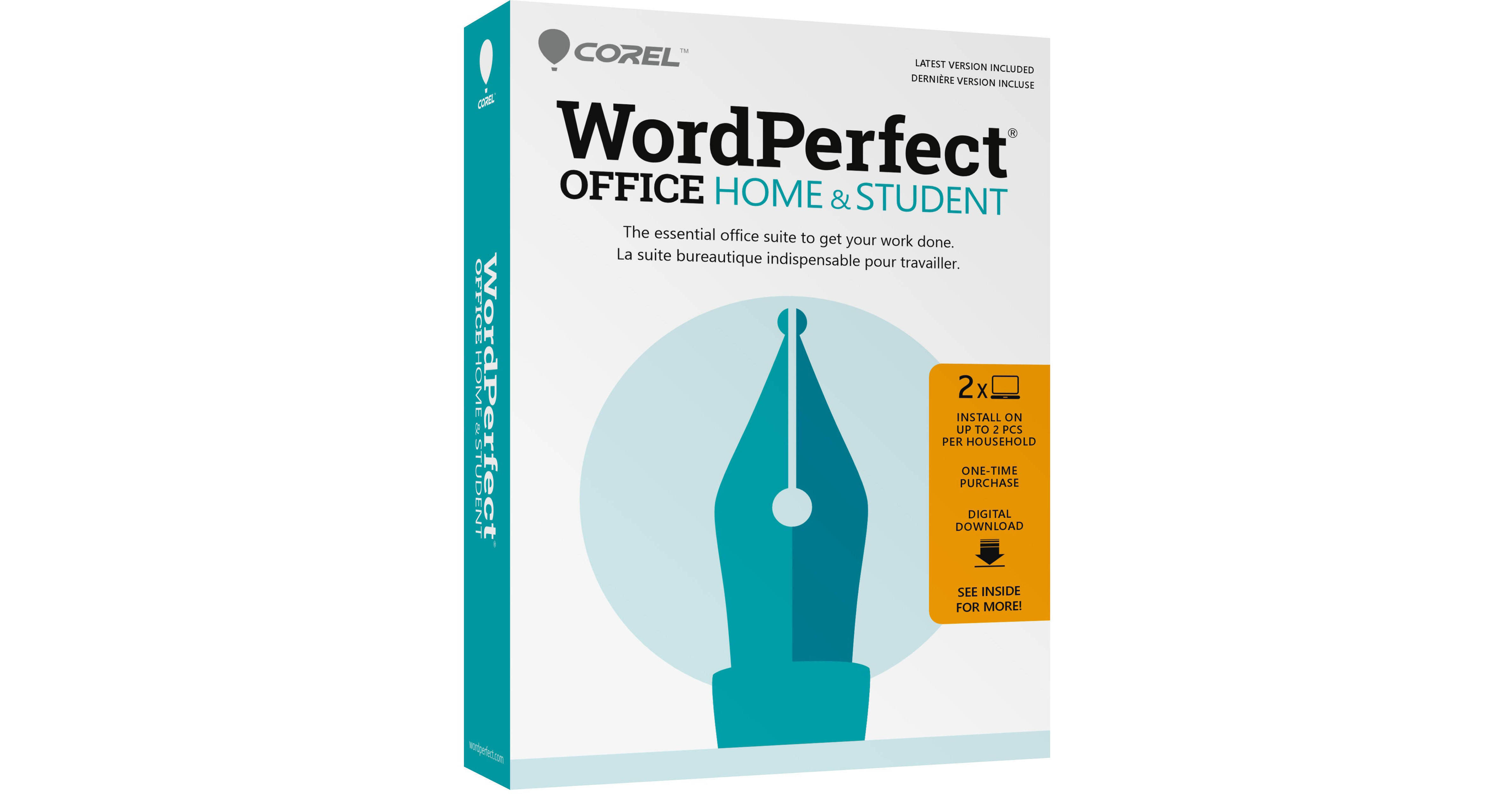 Corel WordPerfect Office Home & Student Agnostic WPAGHSEFMBAM