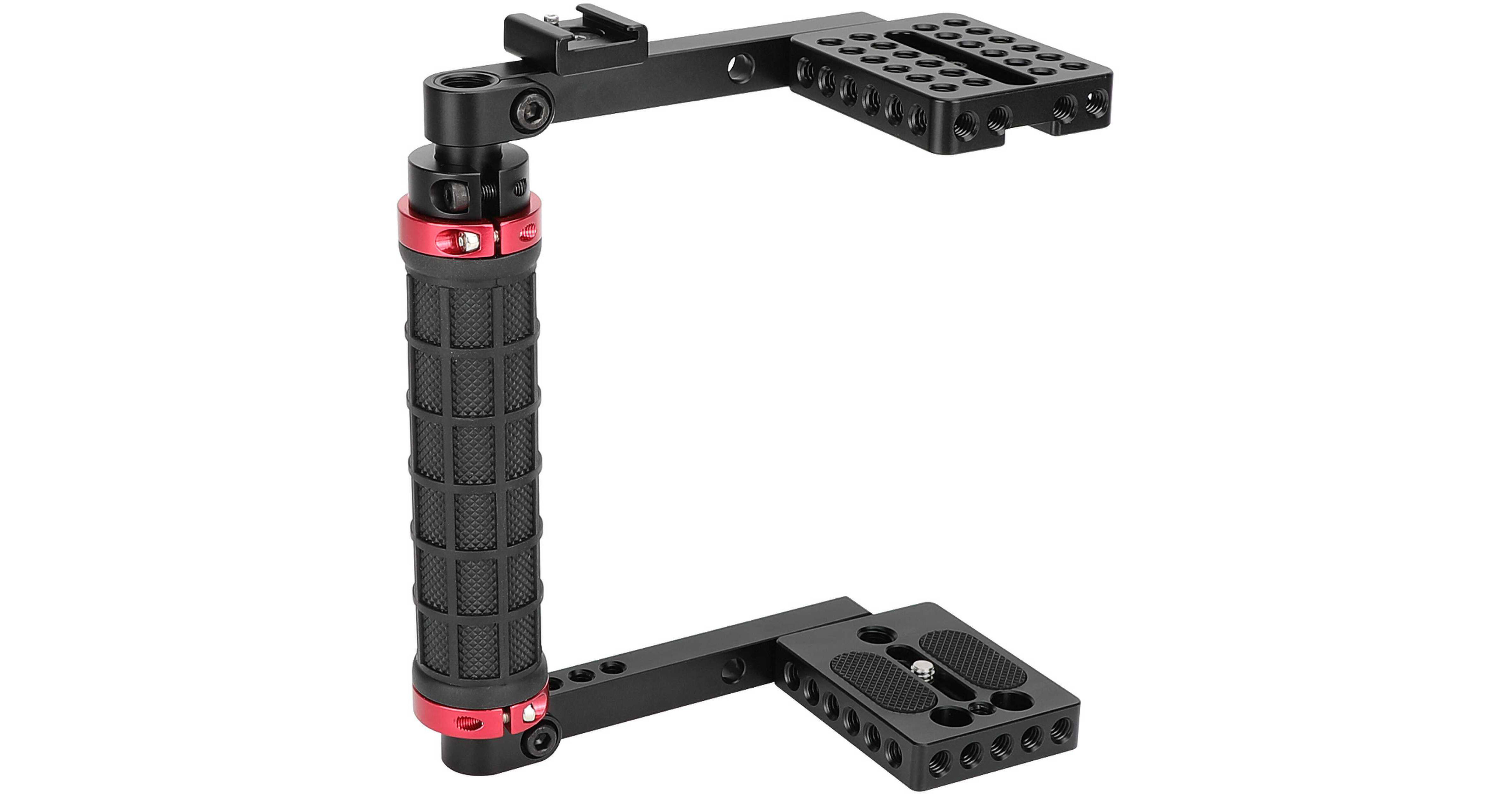 CAMVATE Foldable Half Camera Cage with Rubber Handgrip C3202 B&H